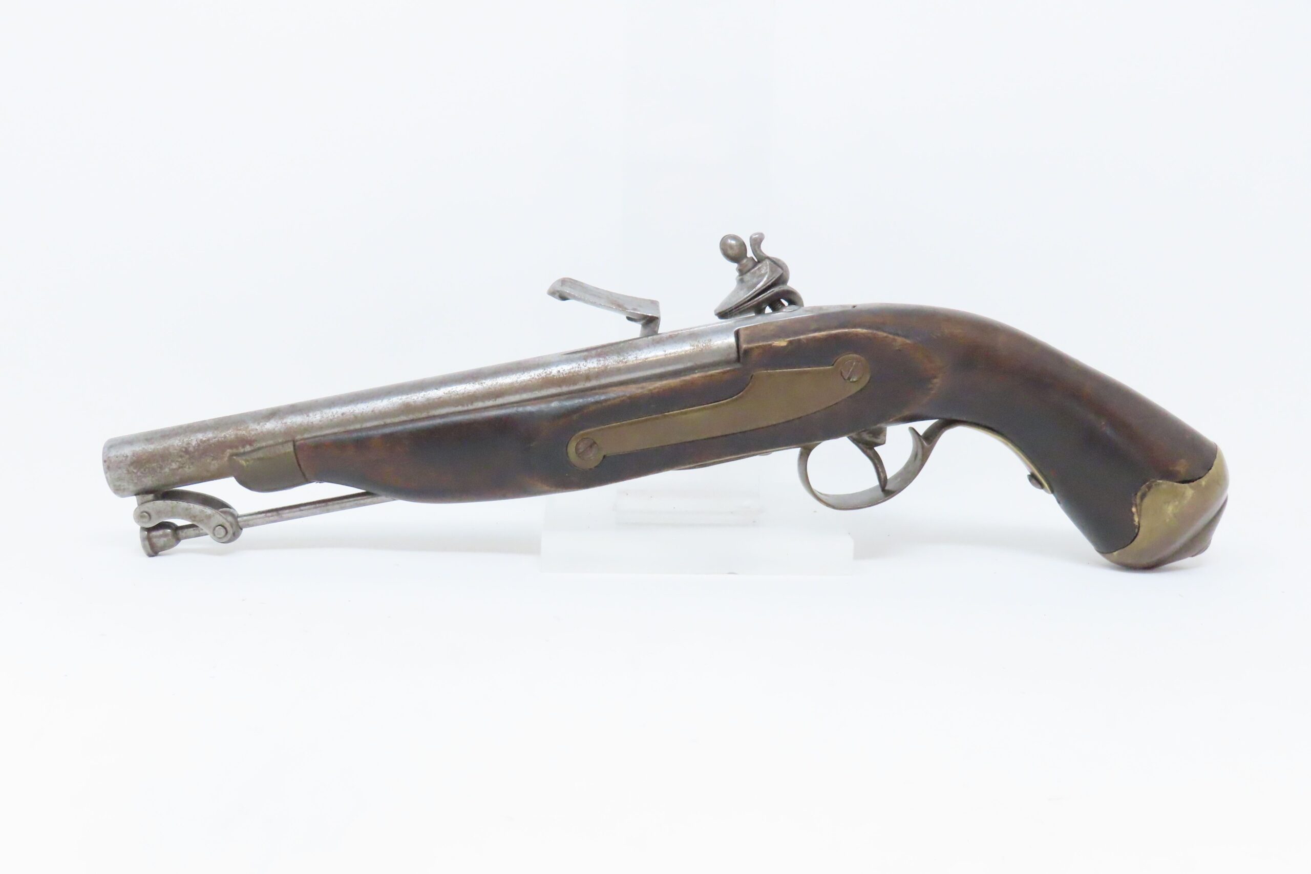 Flintlock Pistol with Tower Marked Lock 1.23 C&RAntique015 | Ancestry Guns