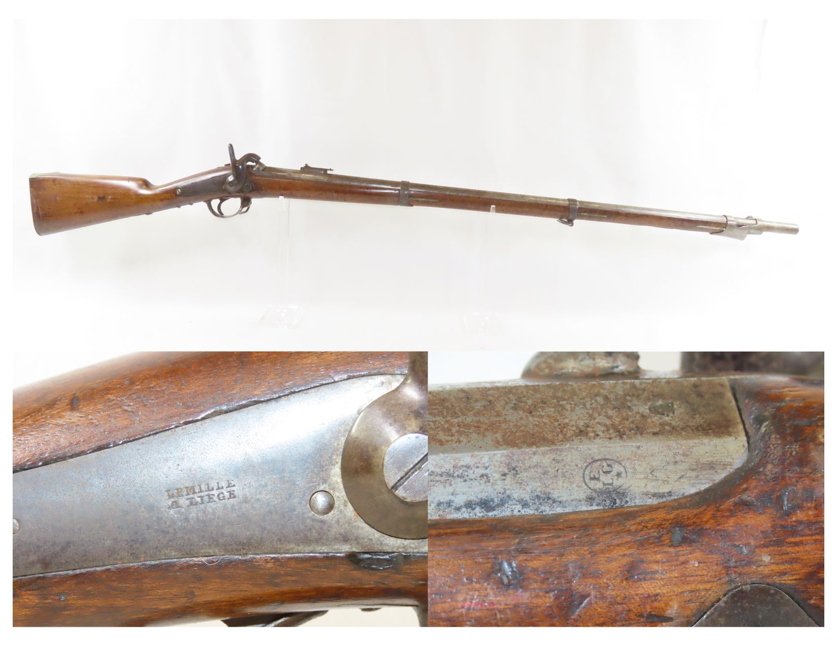 Lemille of Liege French Model 1842 Rifled Musket 4.14 C&RAntique001 ...