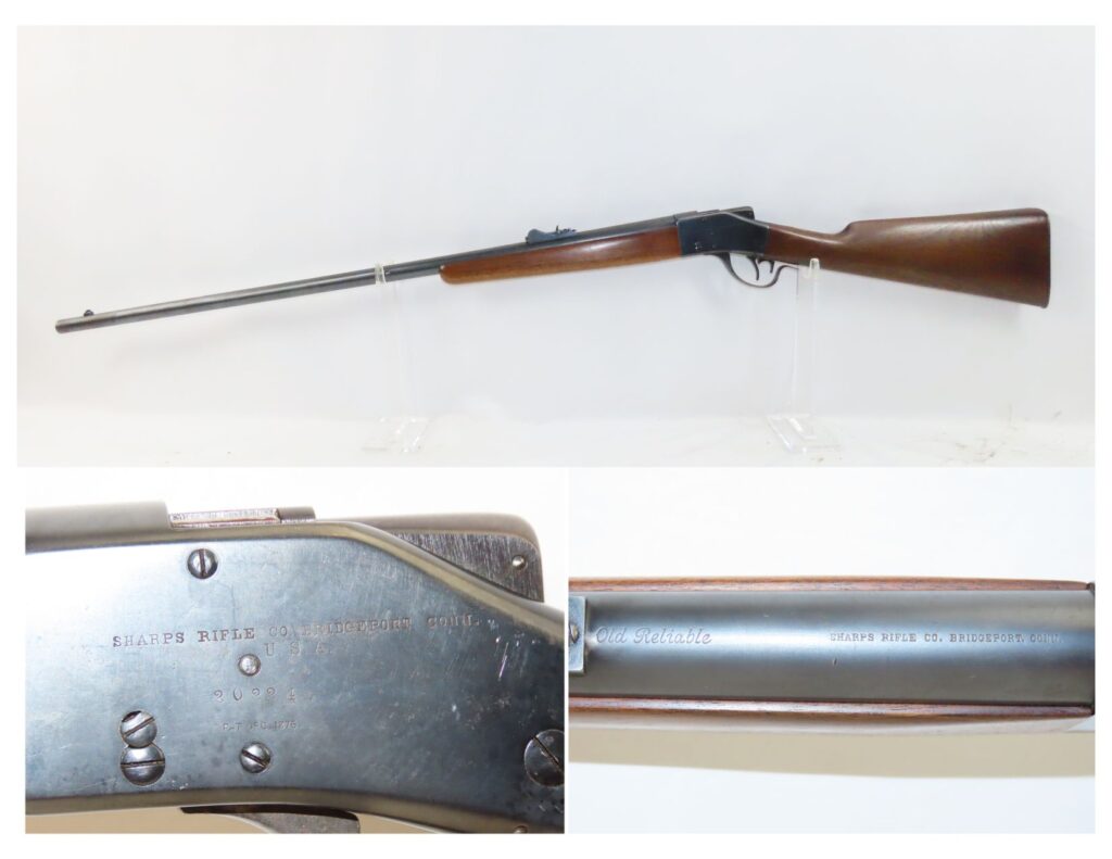 Sharps Model 1878 Borchardt Single Shot Rifle 3.21 C&RAntique001 ...