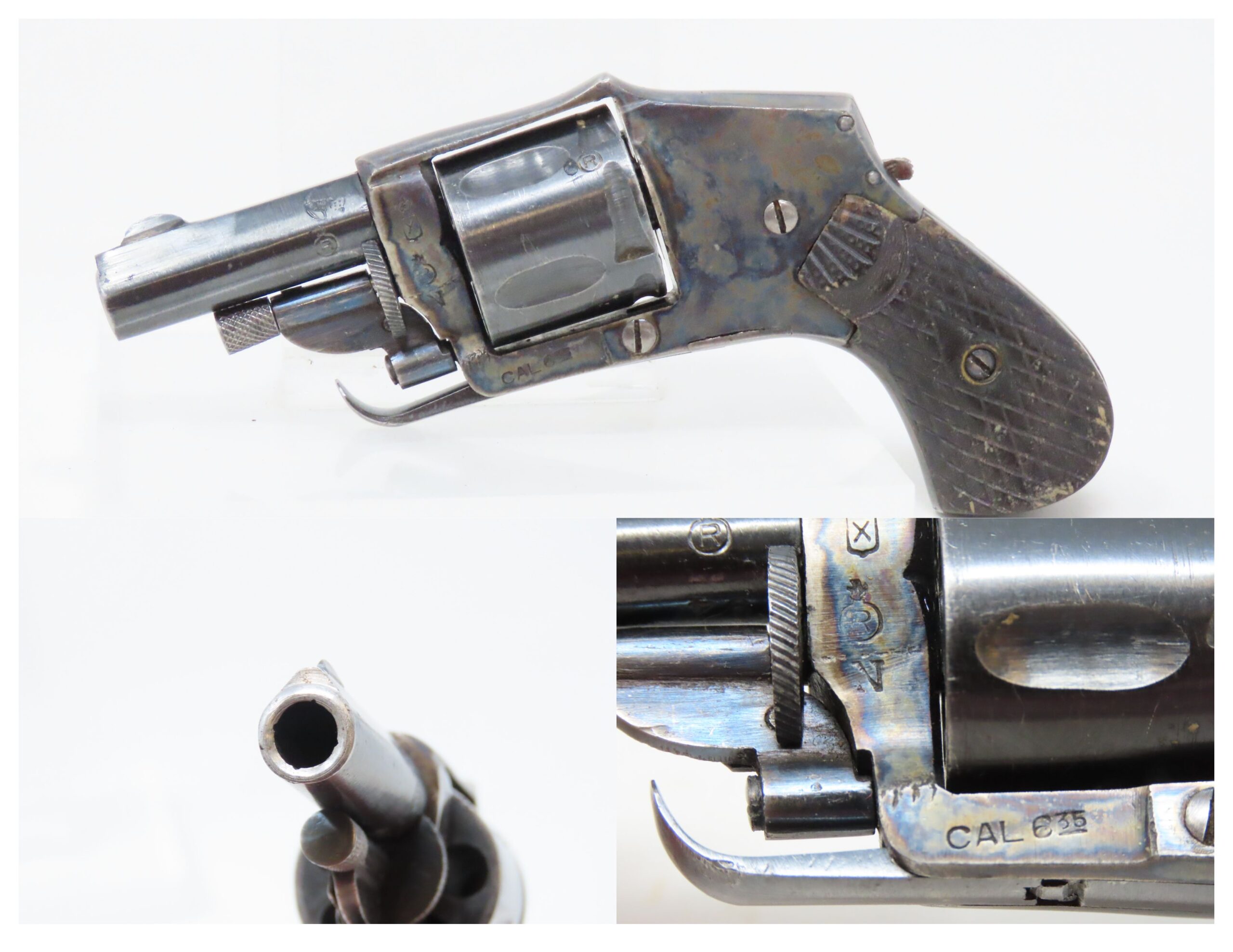 Spanish Double Action Pocket Revolver 1.13 C&RAntique001 | Ancestry Guns