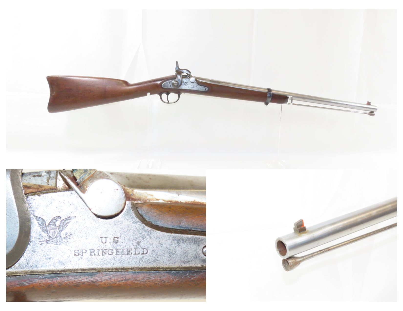 Springfield Model 1863 Rifle Musket 4.3 C&RAntique001 | Ancestry Guns