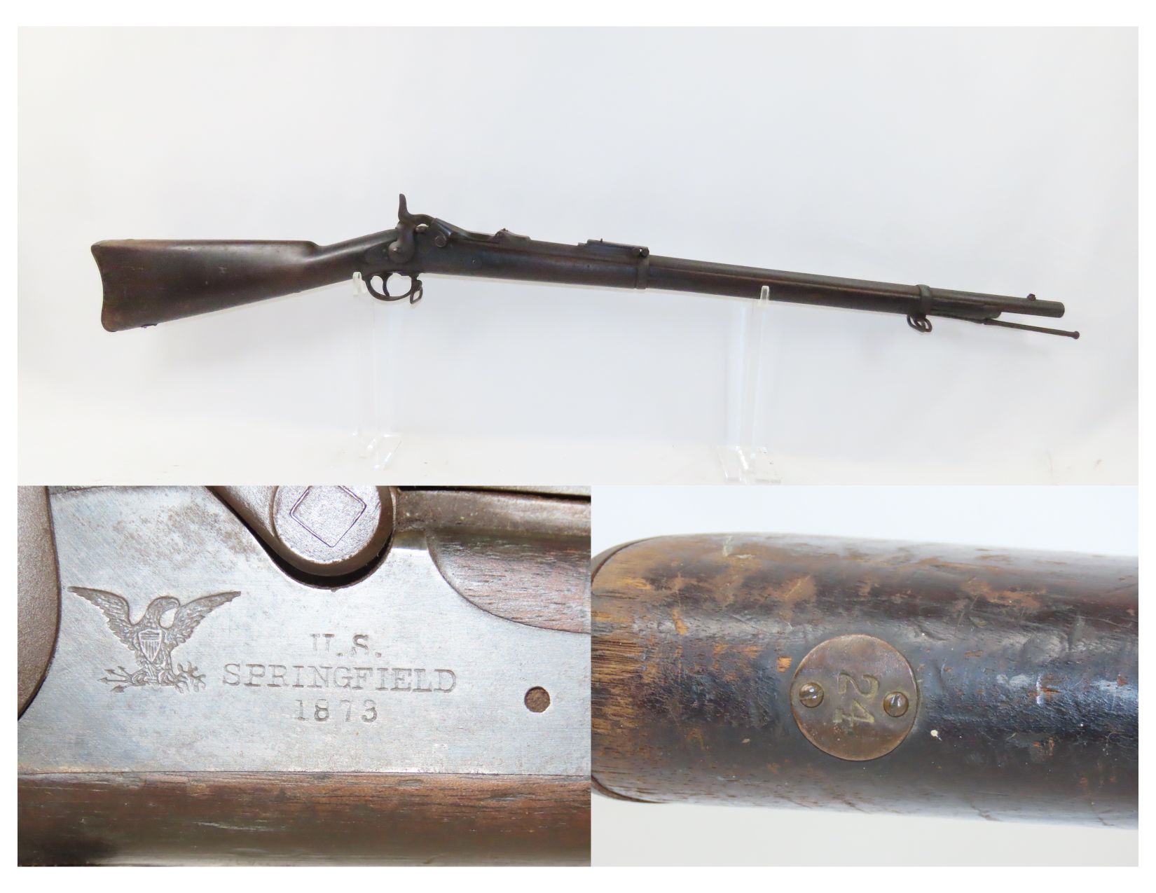 Springfield Model 1873 Cadet Style Rifle 3.30 C&RAntique001 | Ancestry Guns
