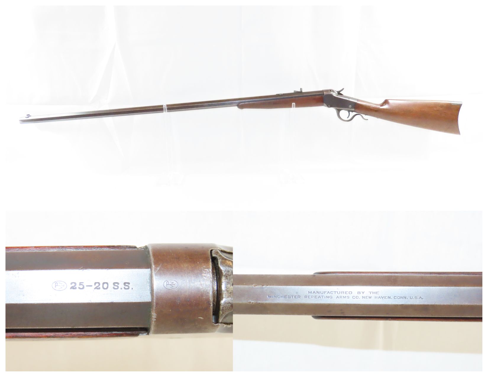 Winchester Model 1885 Low Wall Single Shot Rifle 11.7 C&RAntique001 ...