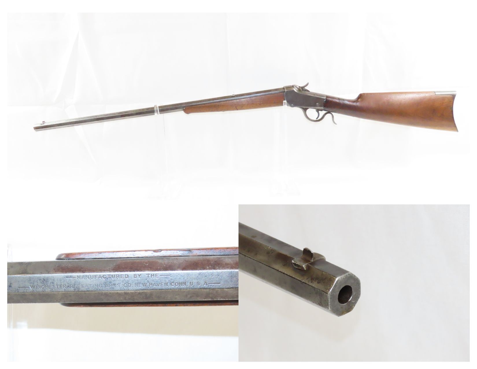 Winchester Model 1885 Low Wall Single Shot Rifle 11.8 C&RAntique001 ...