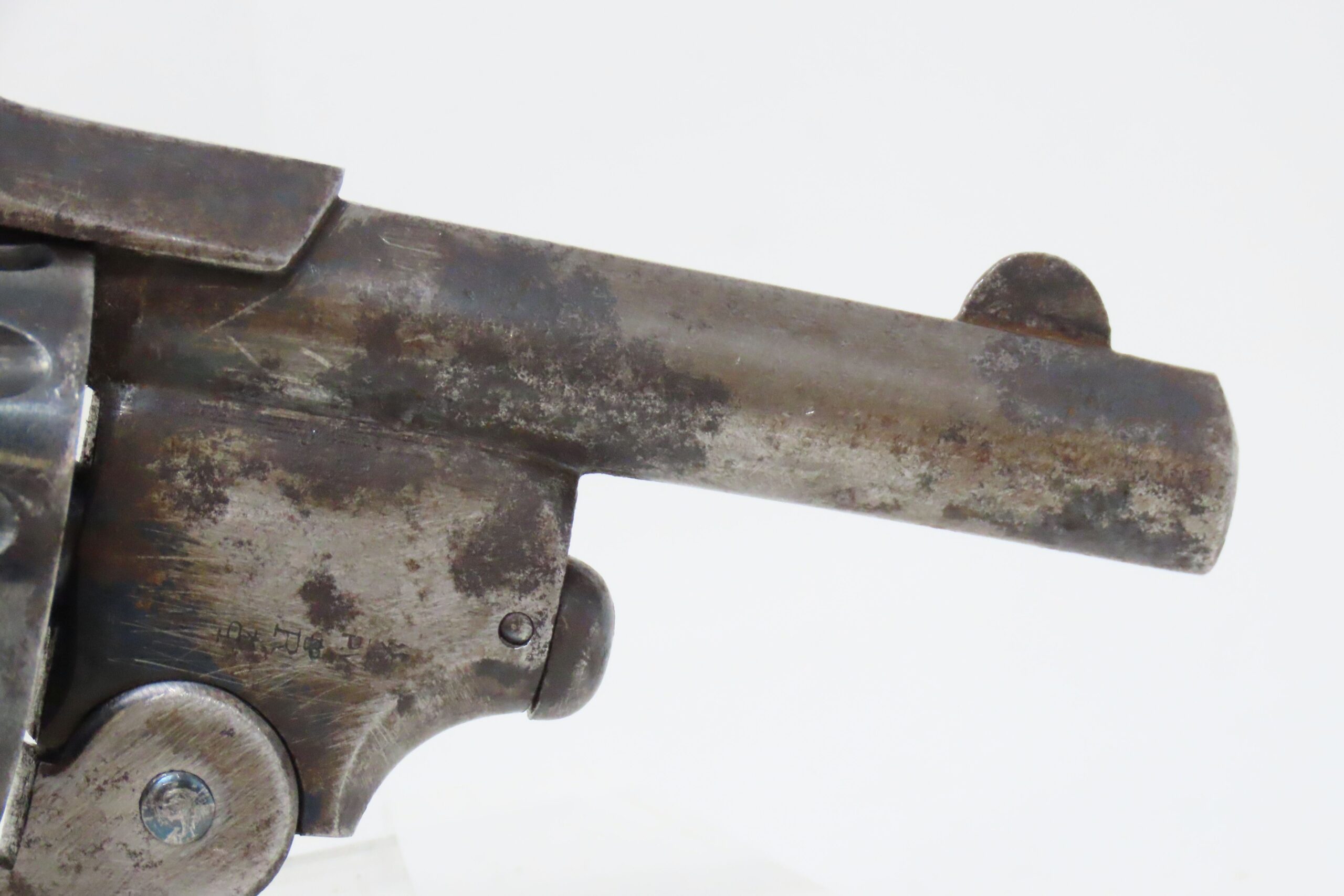 A. Francotte Gold Inlaid 12 Shot Double Action Revolver iwth Pearl ...