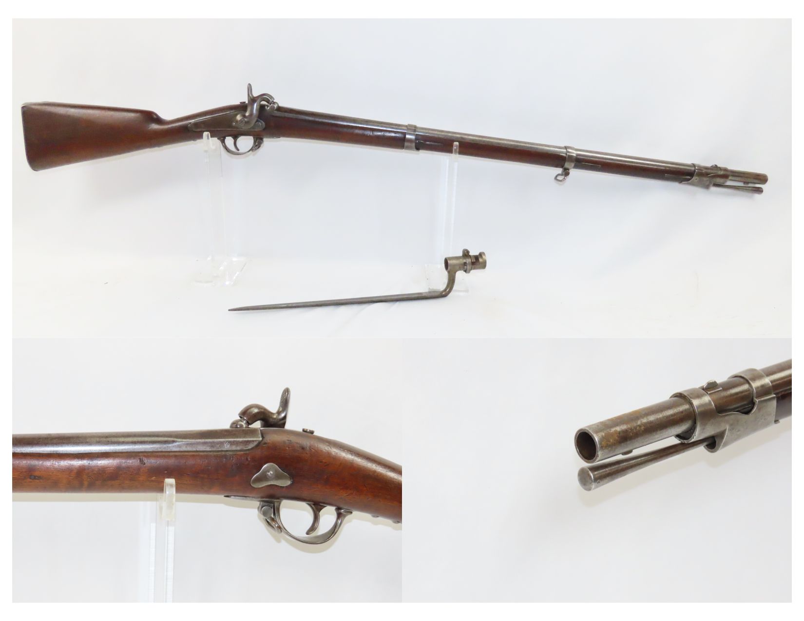 Cadet Sized French Pattern 1842 Style Musket with Bayonet 2.16 C ...