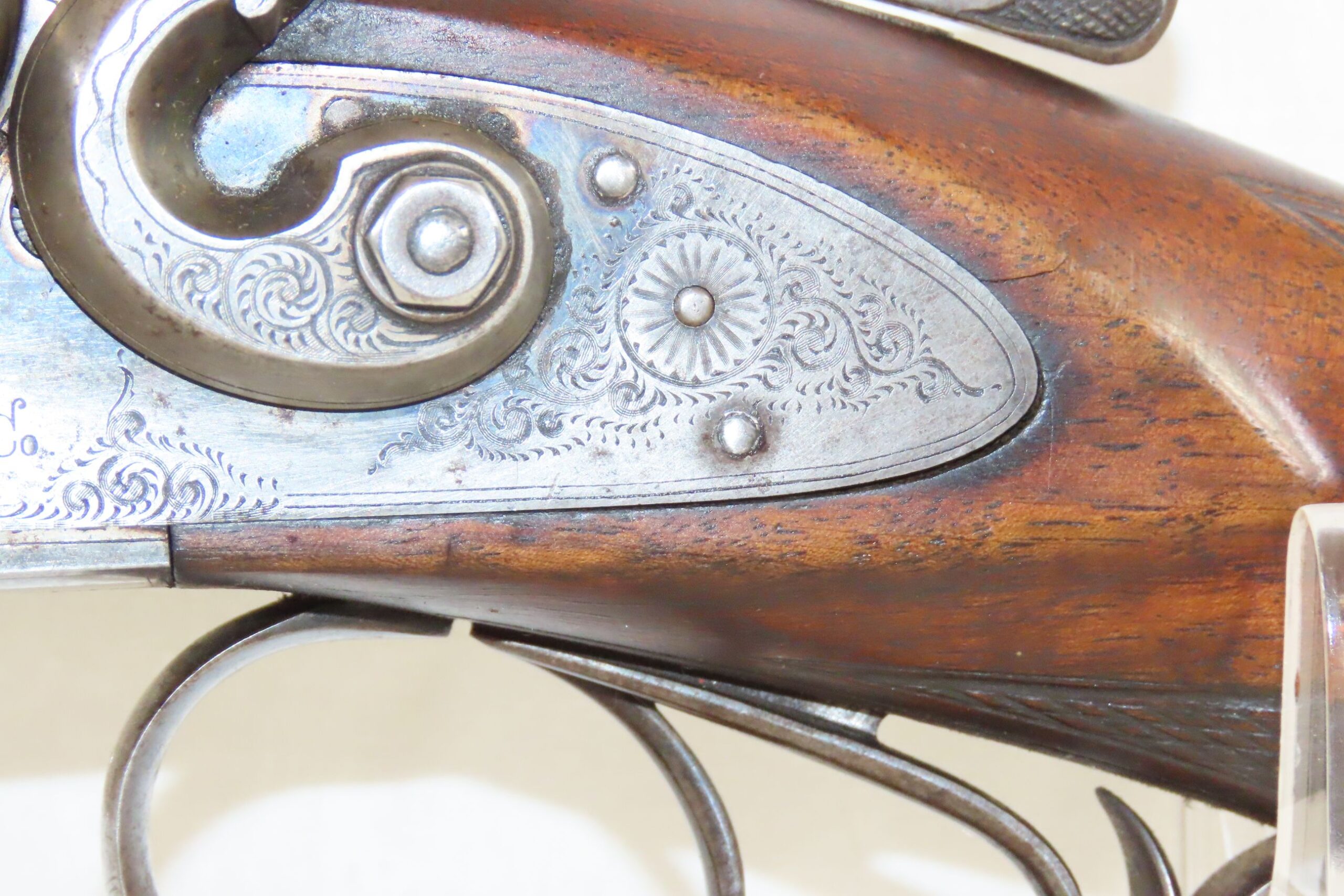 Factory Engraved Colt 10 Gauge Model 1878 Double Barrel hammer Shotgun ...
