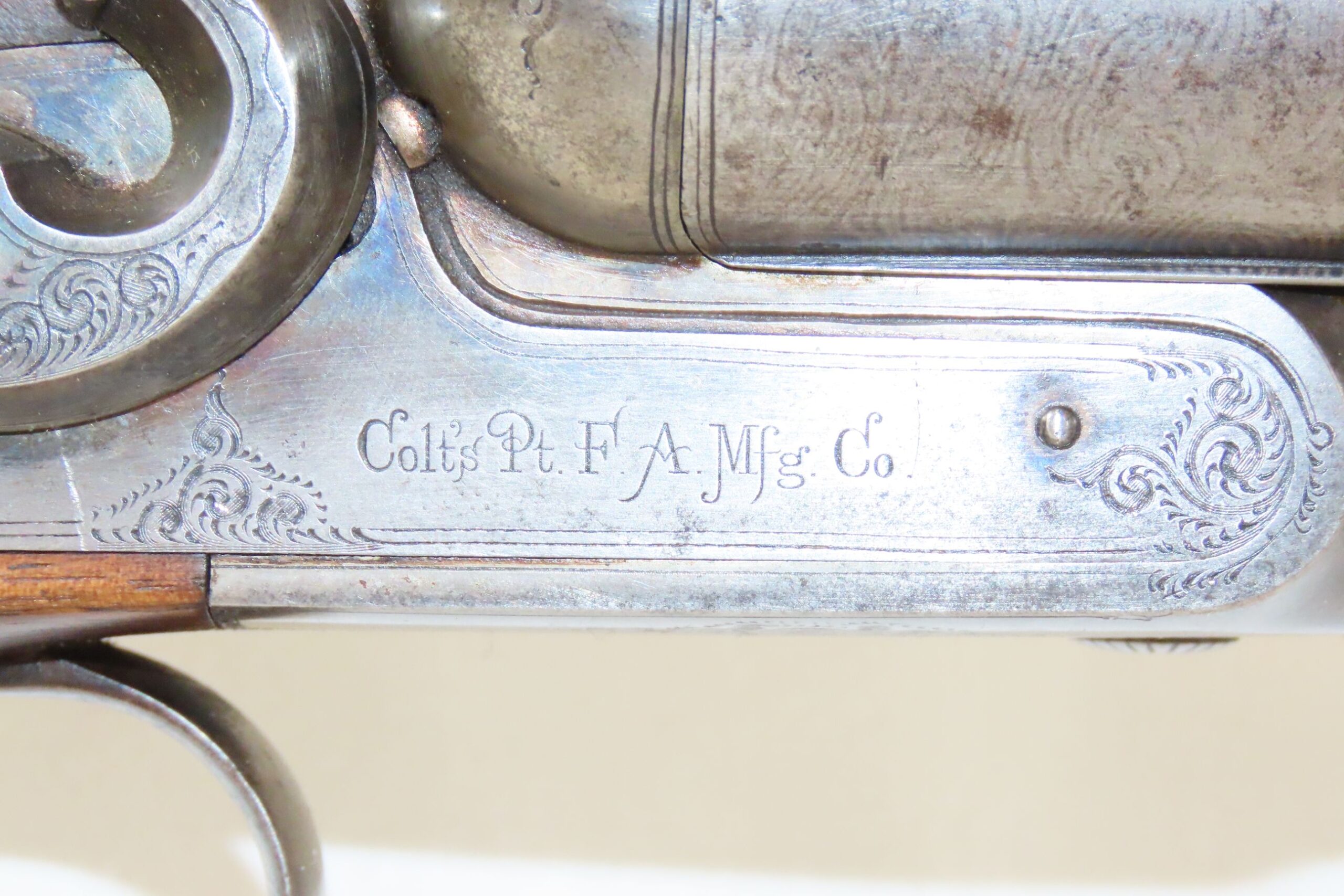 Factory Engraved Colt 10 Gauge Model 1878 Double Barrel hammer Shotgun ...