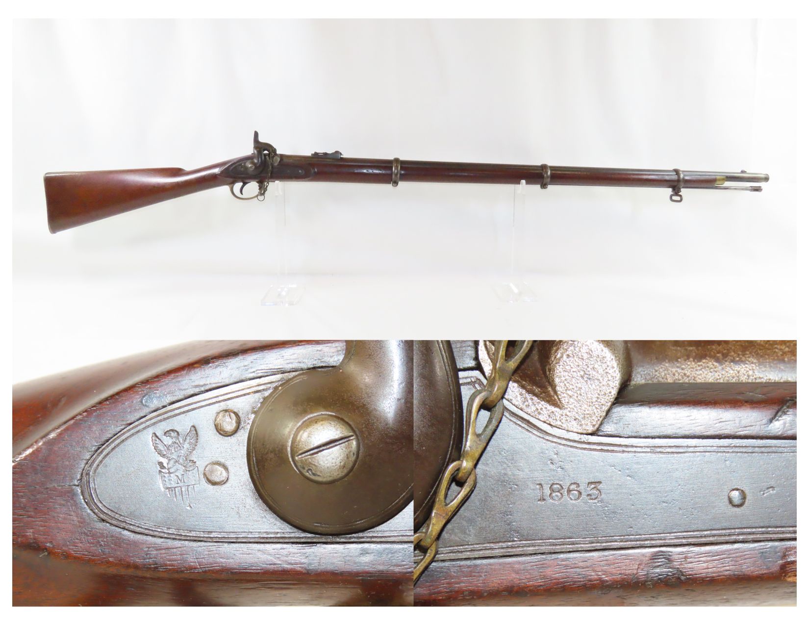 Moore Long Enfield Rifle Musket 4.18 C&RAntique001 | Ancestry Guns