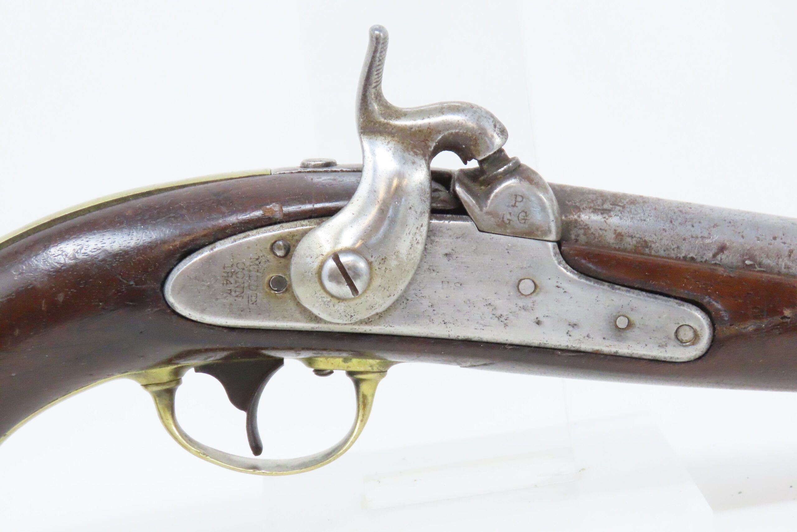 Navy Marked MOdel 1842 Pistol 1.23 C&RAntique004 | Ancestry Guns