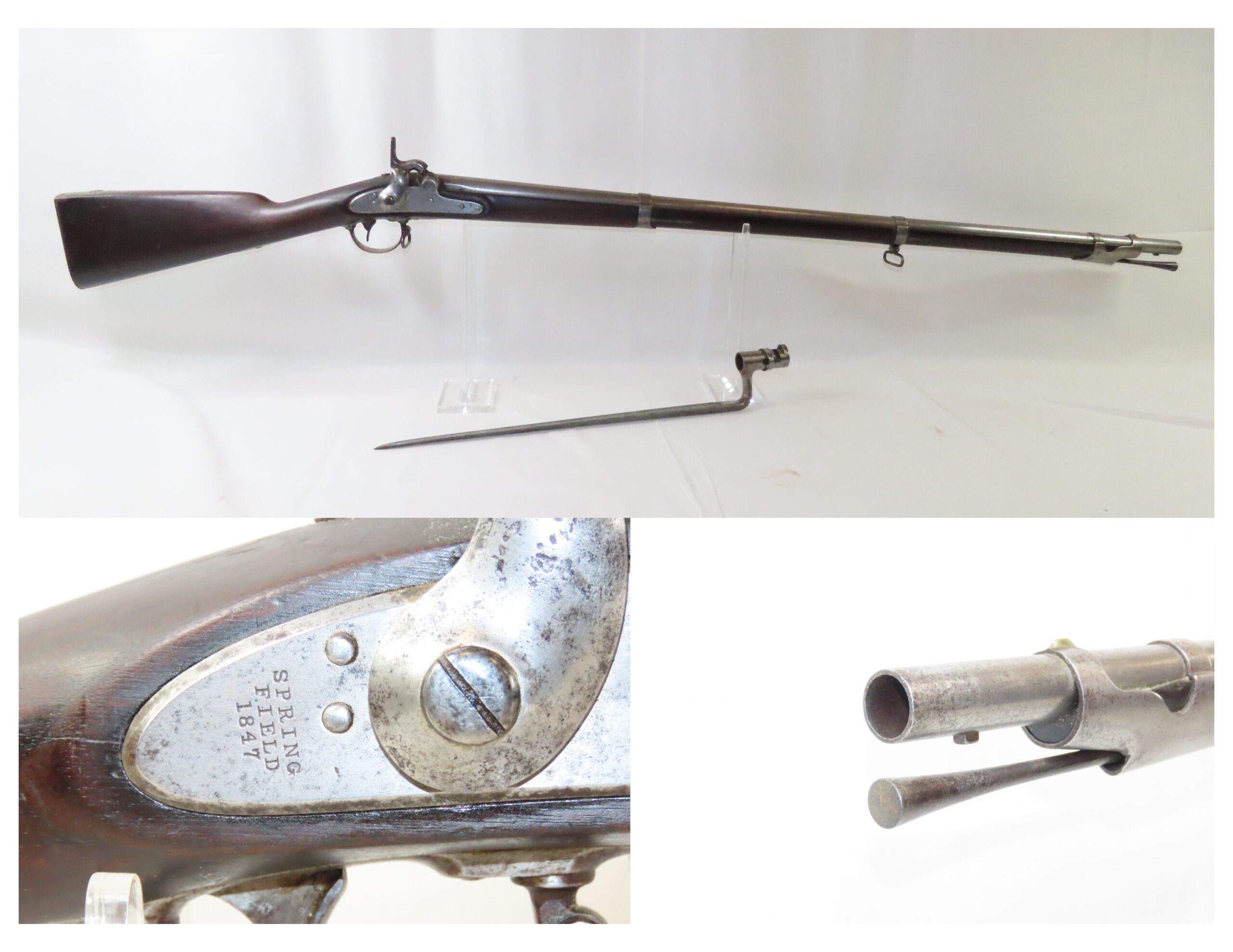 Springfield Model 1842 Musket 5.31 C&RAntique001 | Ancestry Guns