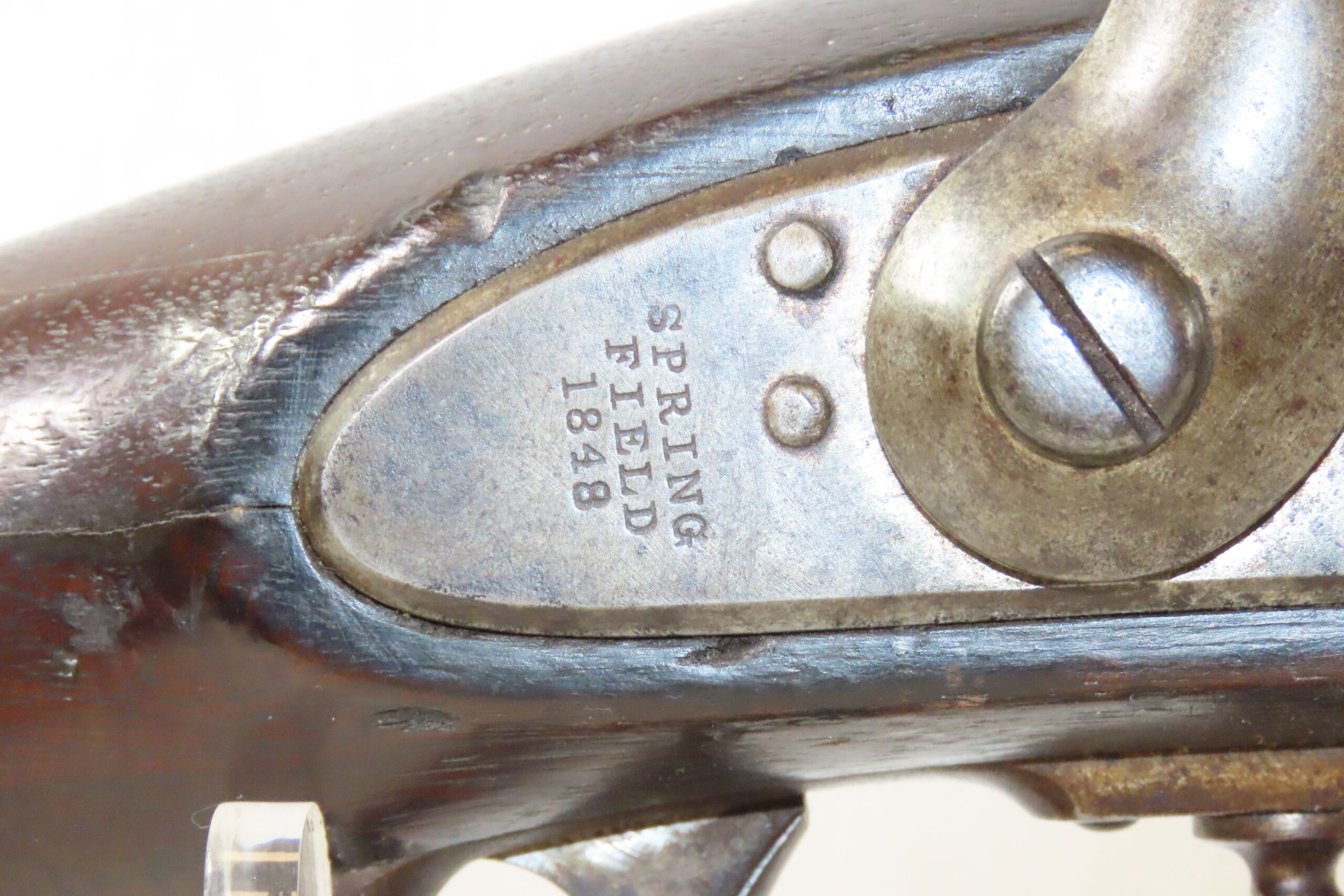 Springfield Model 1842 Musket with Long Range Sight and Bayonet 5.31 C ...