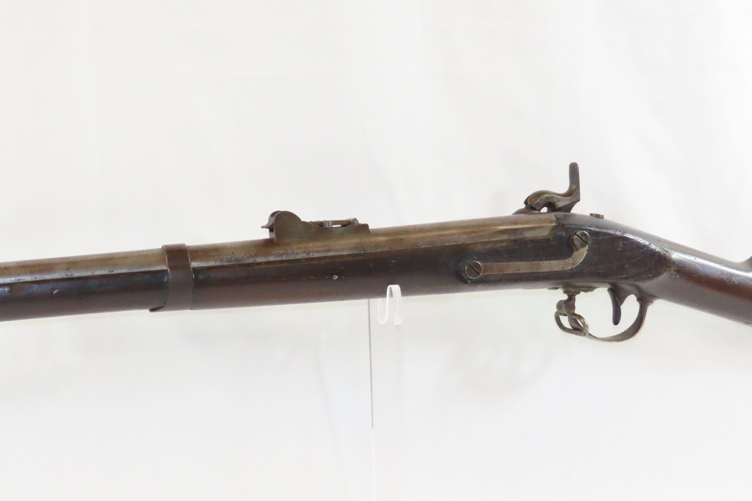Springfield Model 1842 Musket with Long Range Sight and Bayonet 5.31 C ...