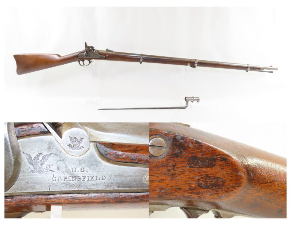 Springfield Model 1863 Type II Model 1864 Rifle Musket 4.12 C ...