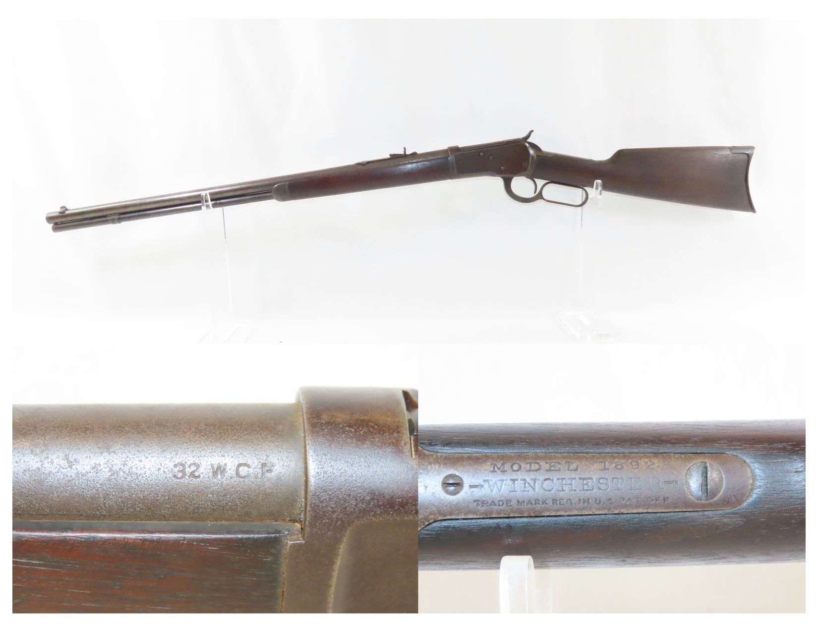 Winchester Model 1892 Rifle 4.10 C&RAntique001 | Ancestry Guns