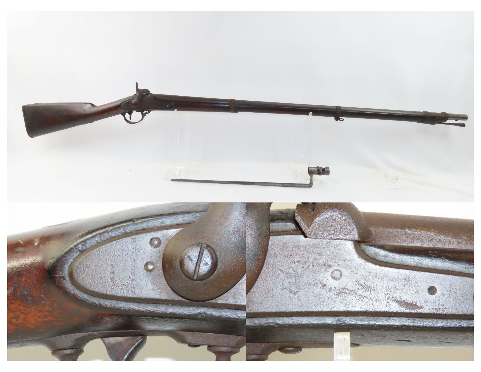 Benjamin Flag & Co. Mode 1842 Musket 6.27 C&RAntique001 | Ancestry Guns