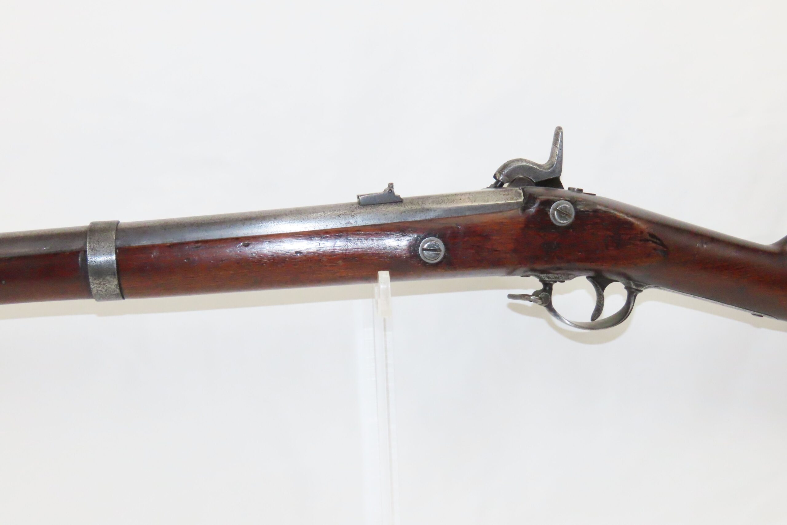 Civil War U.S. Harpers Ferry MOdel 1855 Iron Mounted Two Band ...