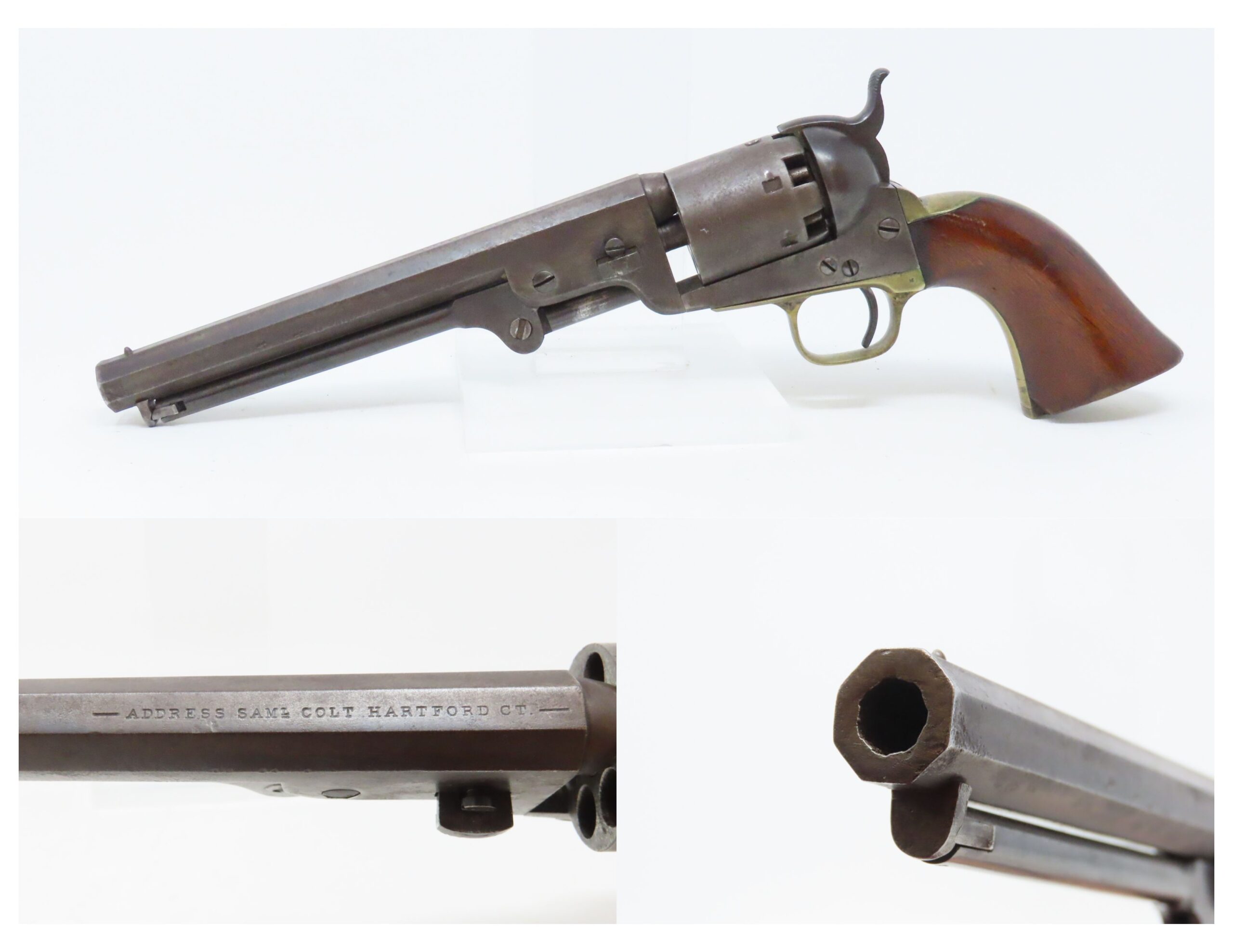 Colt Model 1851 Navy Percussion Revolver 1.23 C&RAntique001 | Ancestry Guns