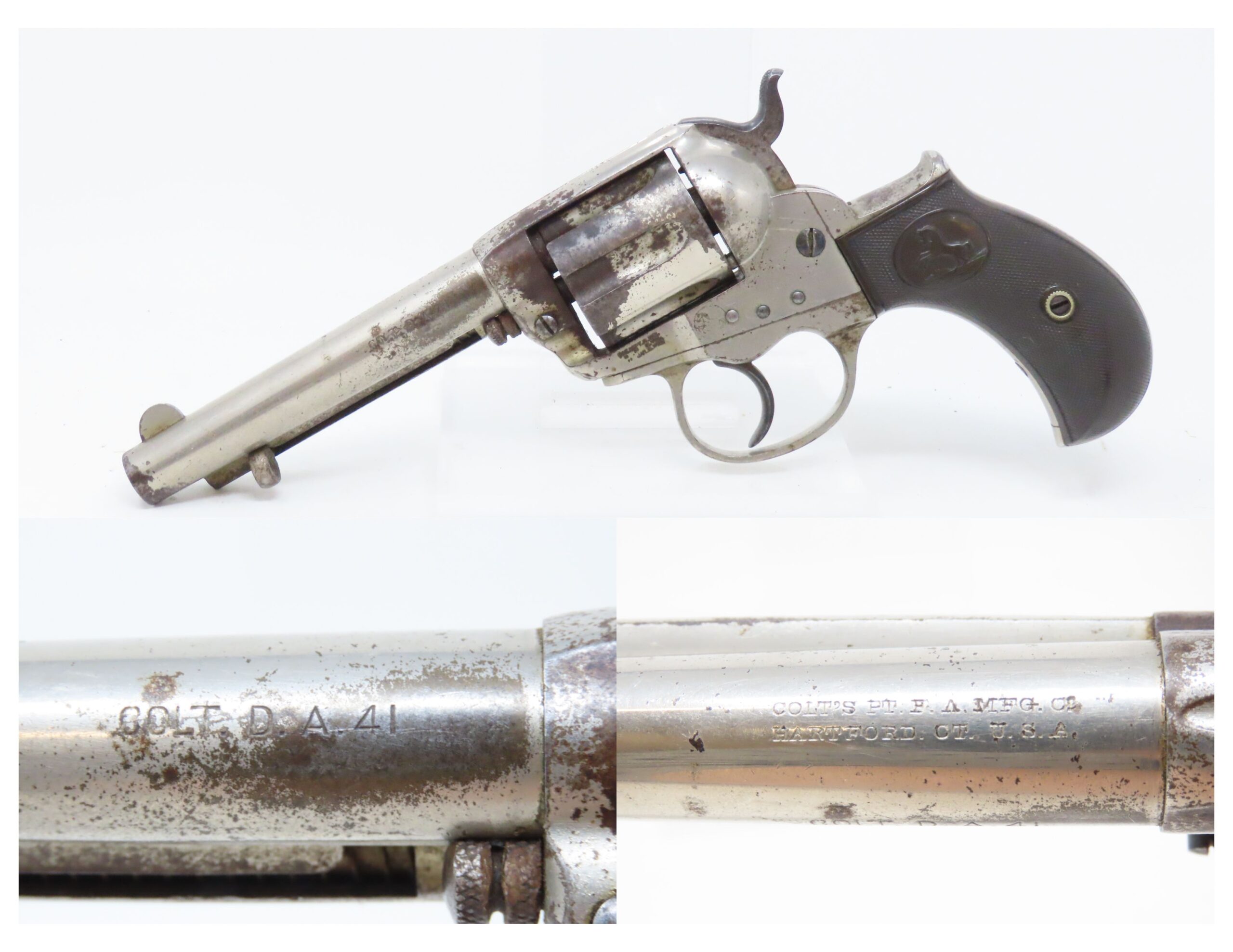 Colt Model 1877 Thunderer Revolver 1.23 C&RAntique001 | Ancestry Guns