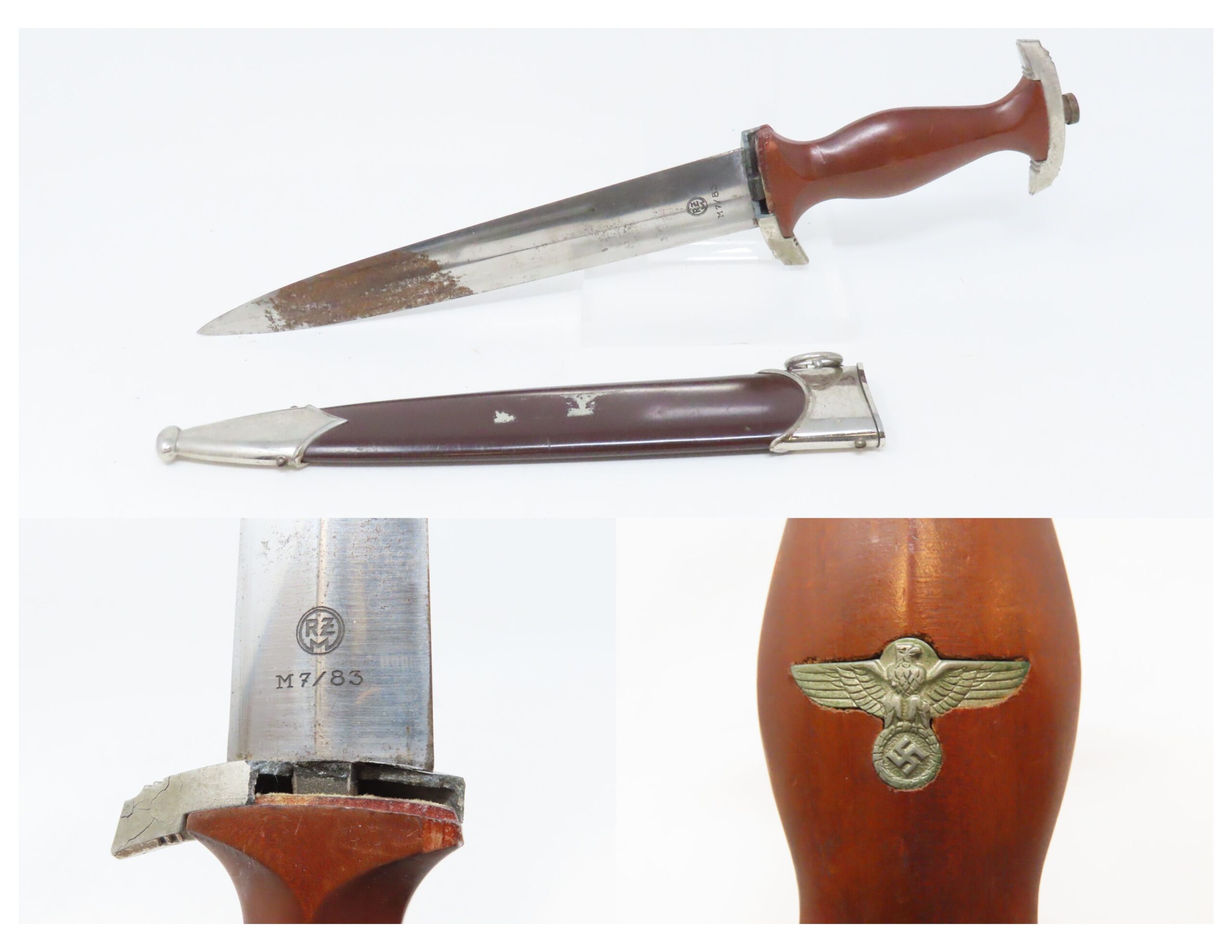 German SA Pattern Dagger with a Scabbard 1.18 C&RAntique001 | Ancestry Guns