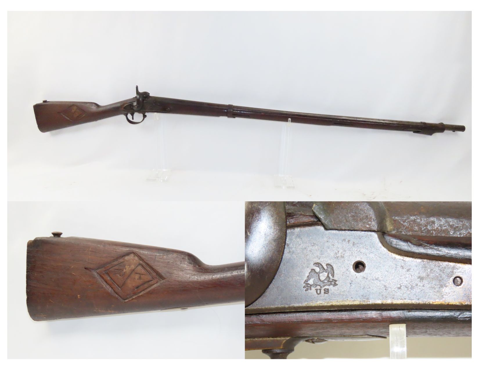 Springfield Model 1842 Musket 3.28 C&RAntique001 | Ancestry Guns