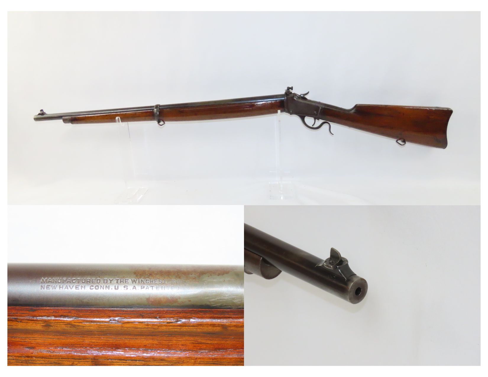 U.S. Marked Wincehster Model 1885 Single Shot Winder Musket 2.7 C ...