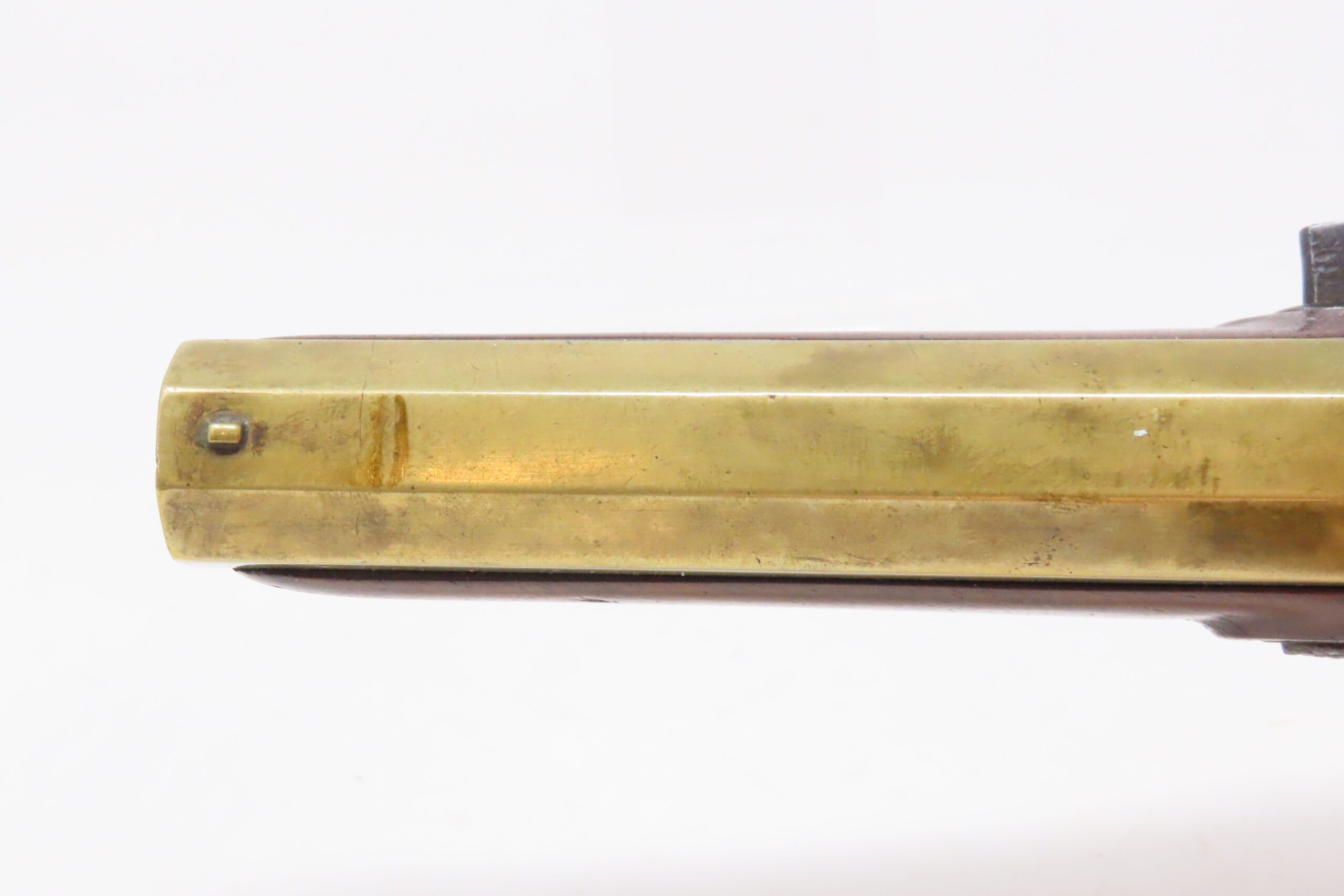 Bass London Brass Barreled Flintlock Pistol 1.23 C&RAntique010 ...