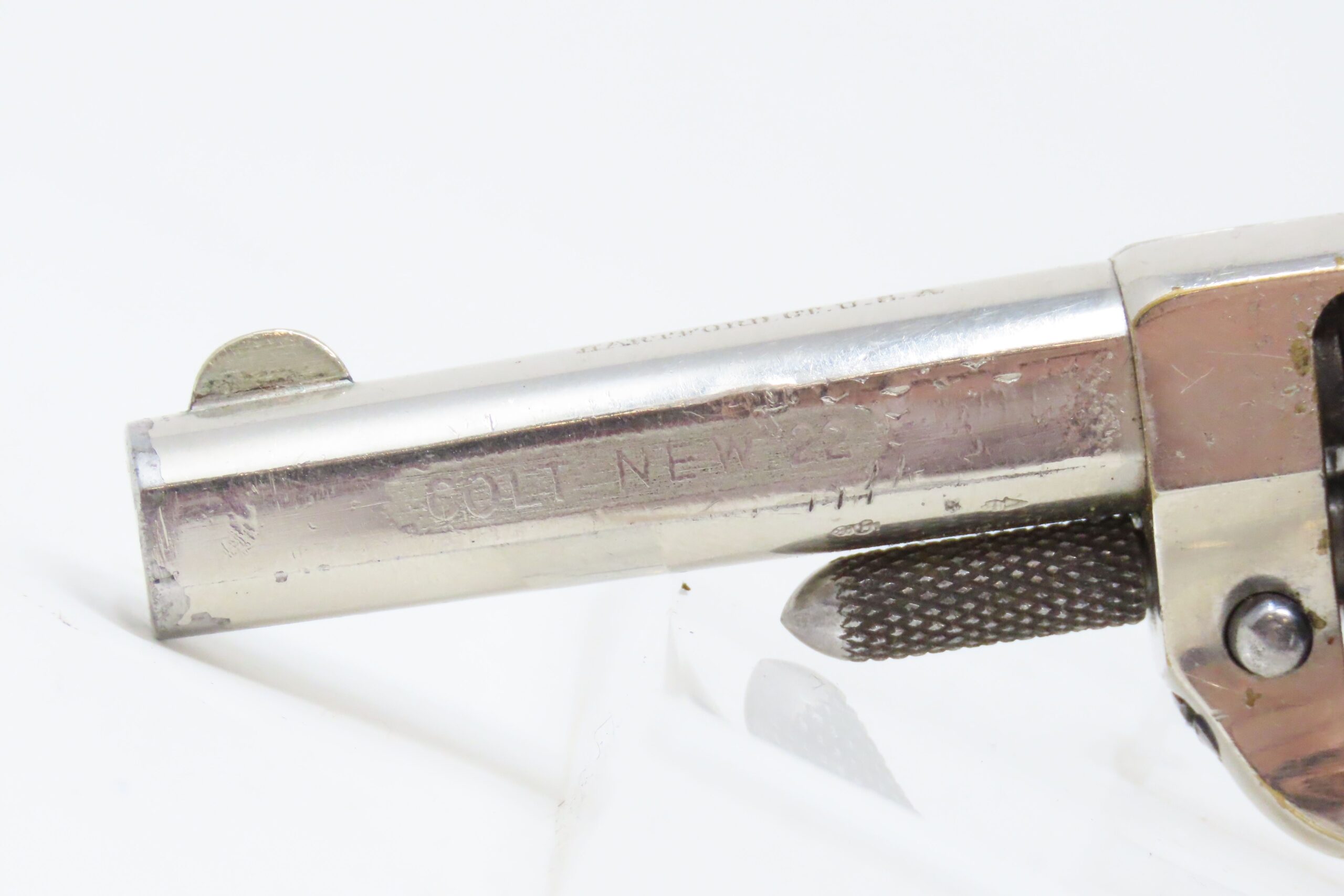 CASED 7-Shot COLT NEW LINE .22 Short F.T. BAKER Fleet Street London ...