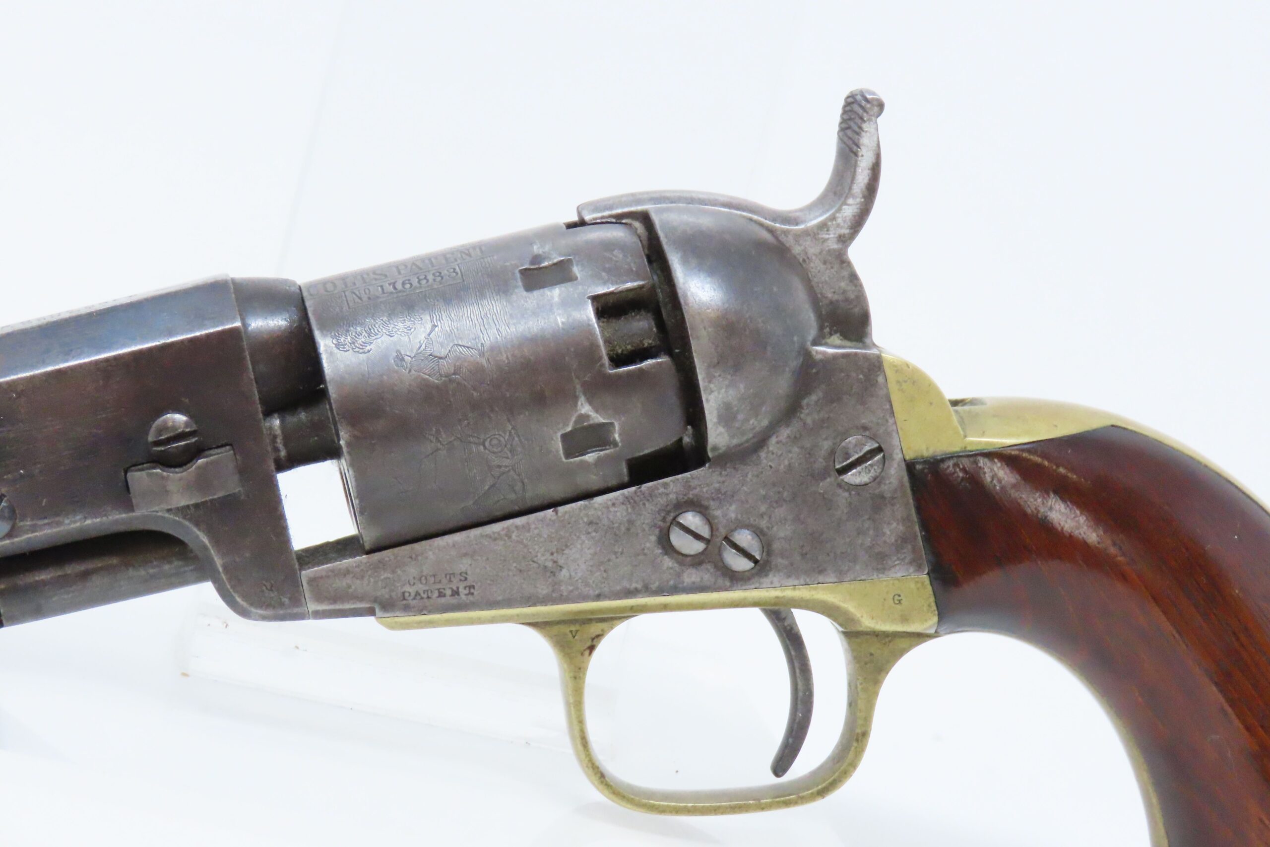 Colt Pocket Revolver Model 1849 Percussion Revolver 1.24 C&RAntique004 ...