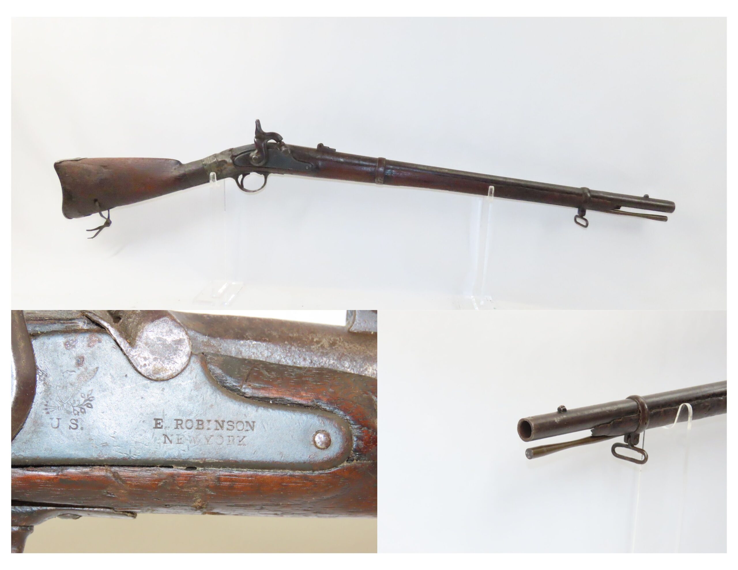 E. Robinson Model 1861 Rifle musket 5.26 C&RAntique001 | Ancestry Guns