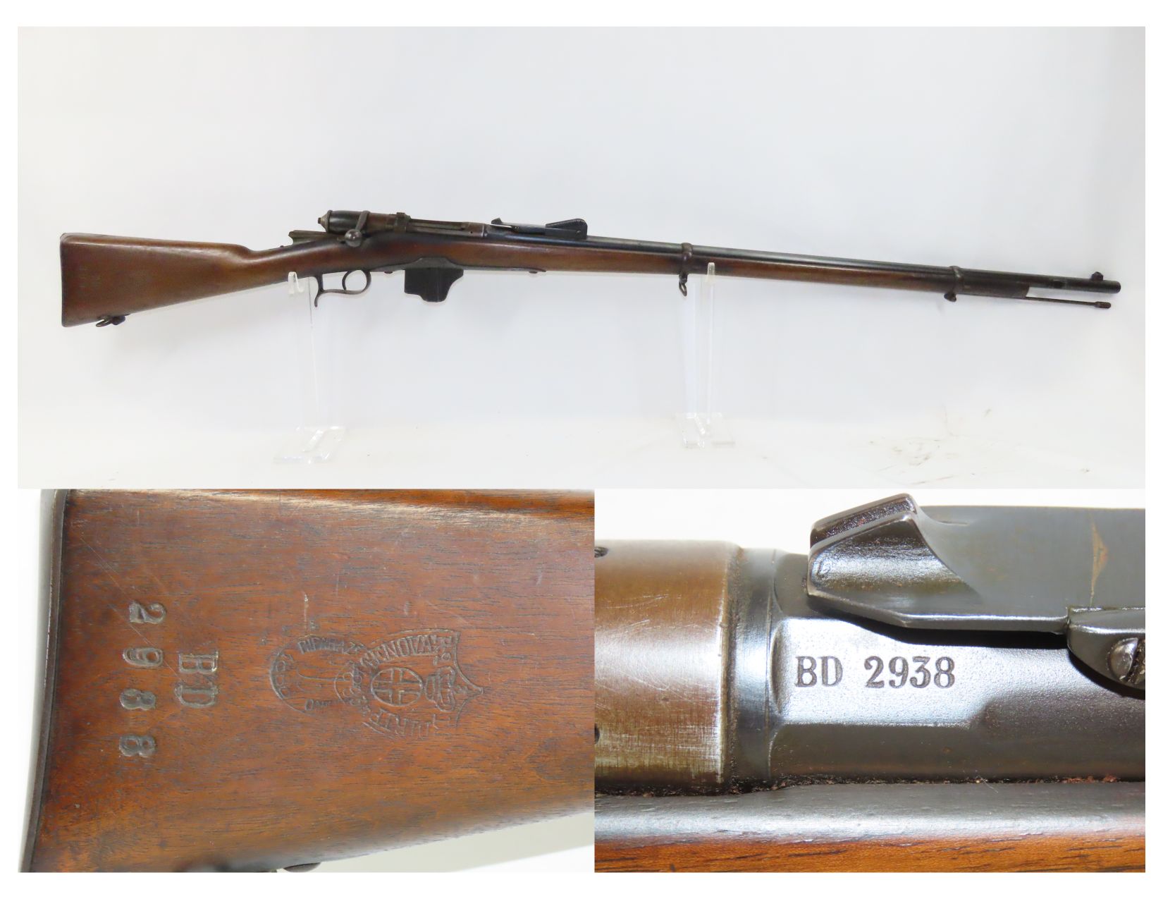 Italian Torino 1870 87 Vetterli Rifle 6.6 C&RAntique001 | Ancestry Guns