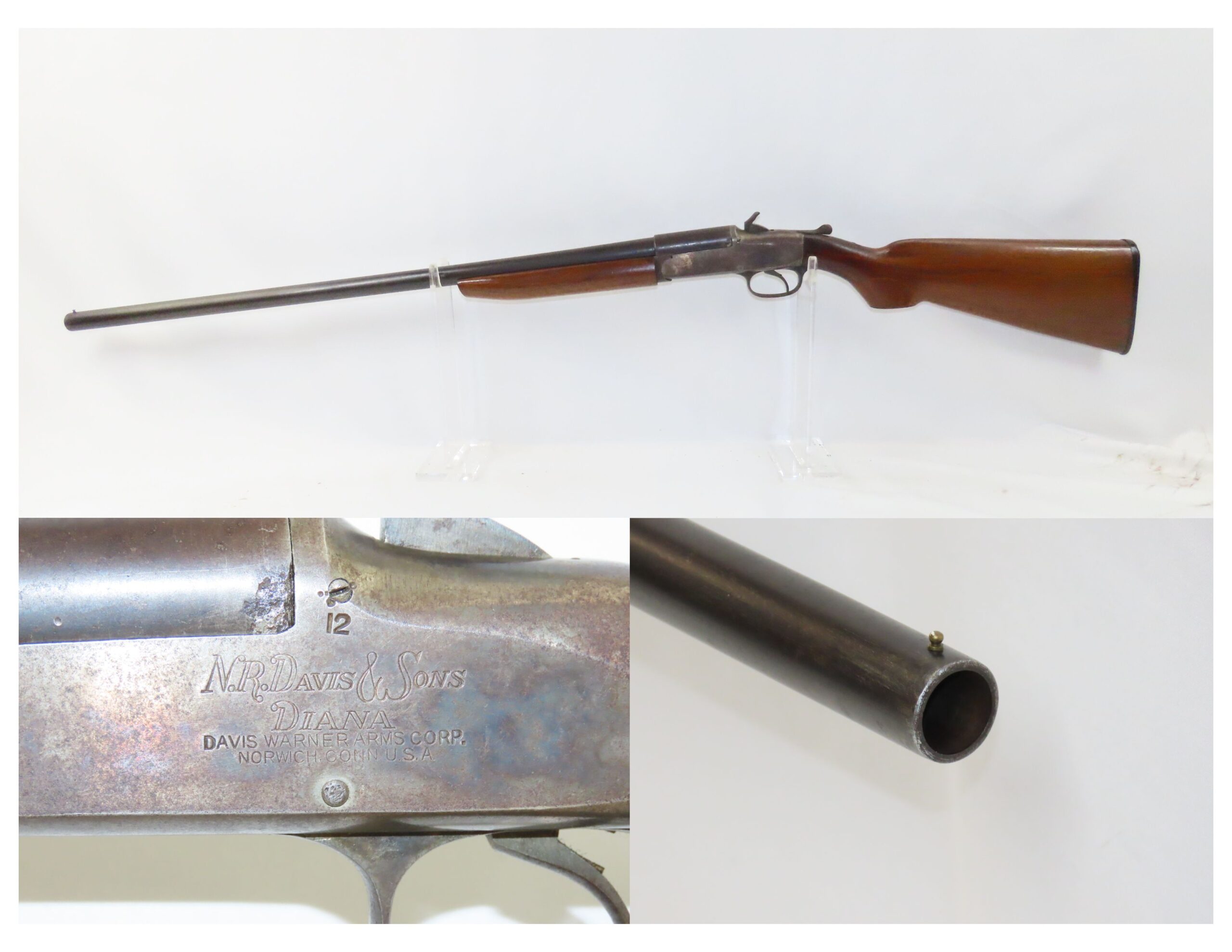 N.R. Davis & Sons Diana Shotgun 5.26 C&RAntique001 | Ancestry Guns