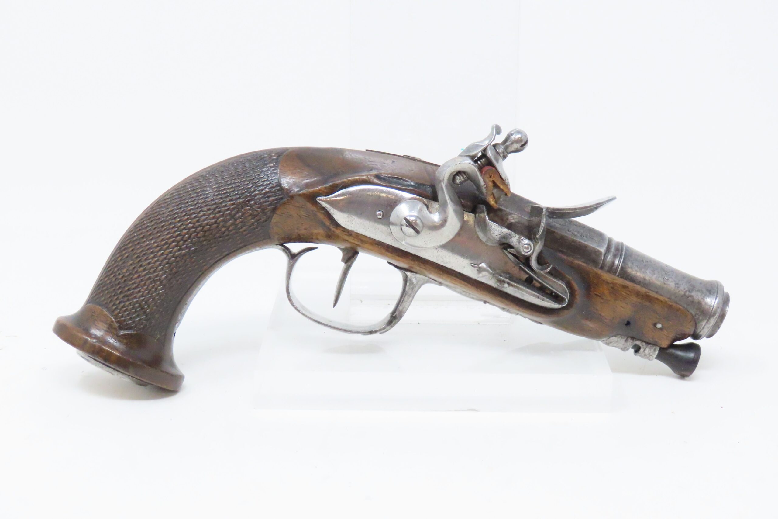 Pair of French Style Flintlock Pocket Pistols 1.18 C&RAntique003 ...