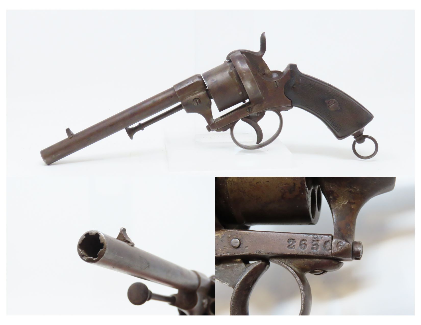 Pinfire Revolver 4.25 C&RAntique001 | Ancestry Guns