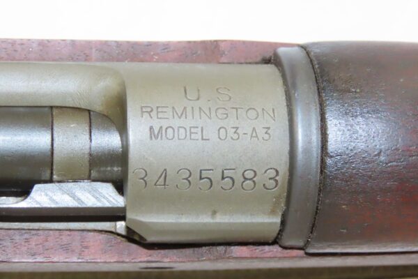 c1943 WORLD WAR II Remington M1903A3 BOLT ACTION .30-06 Springfield WW2 ...