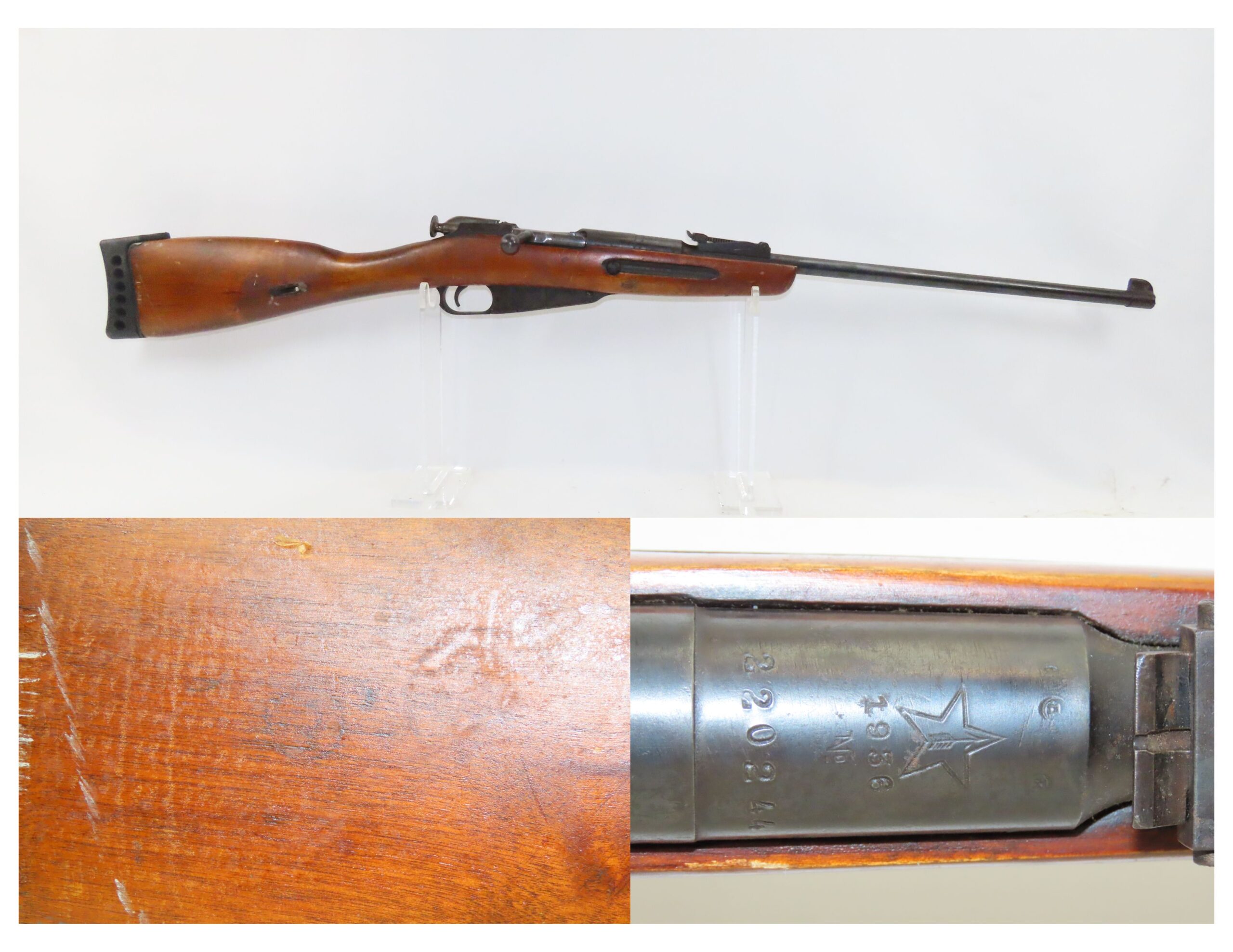 Soviet Tula Arsenal Model 1891 30 Sporting Rifle 6.6 C&RAntique001 ...