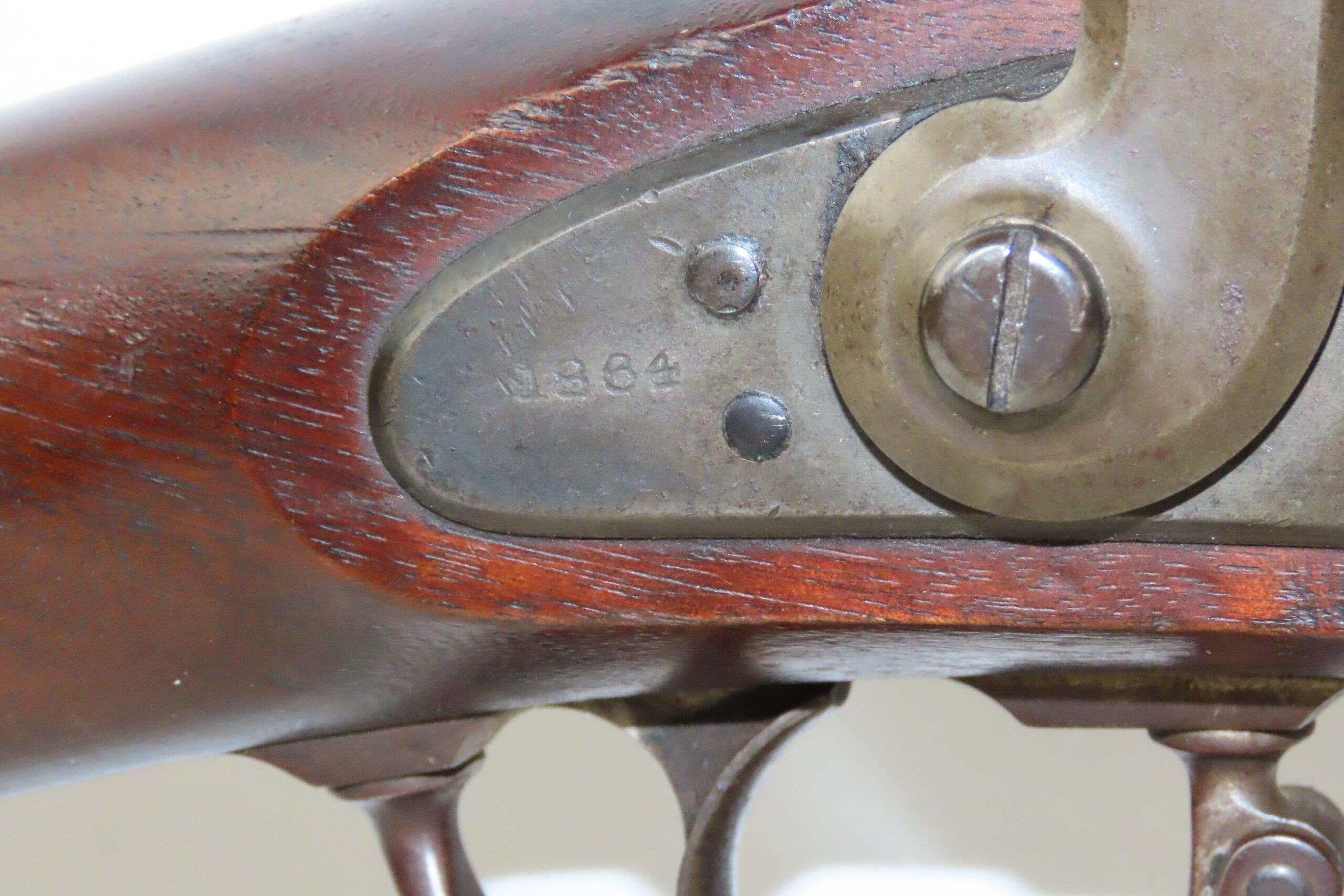 U.S. Springfield Model 1866 Second Allin Conversion Trapdoor Rifle 6.6 ...