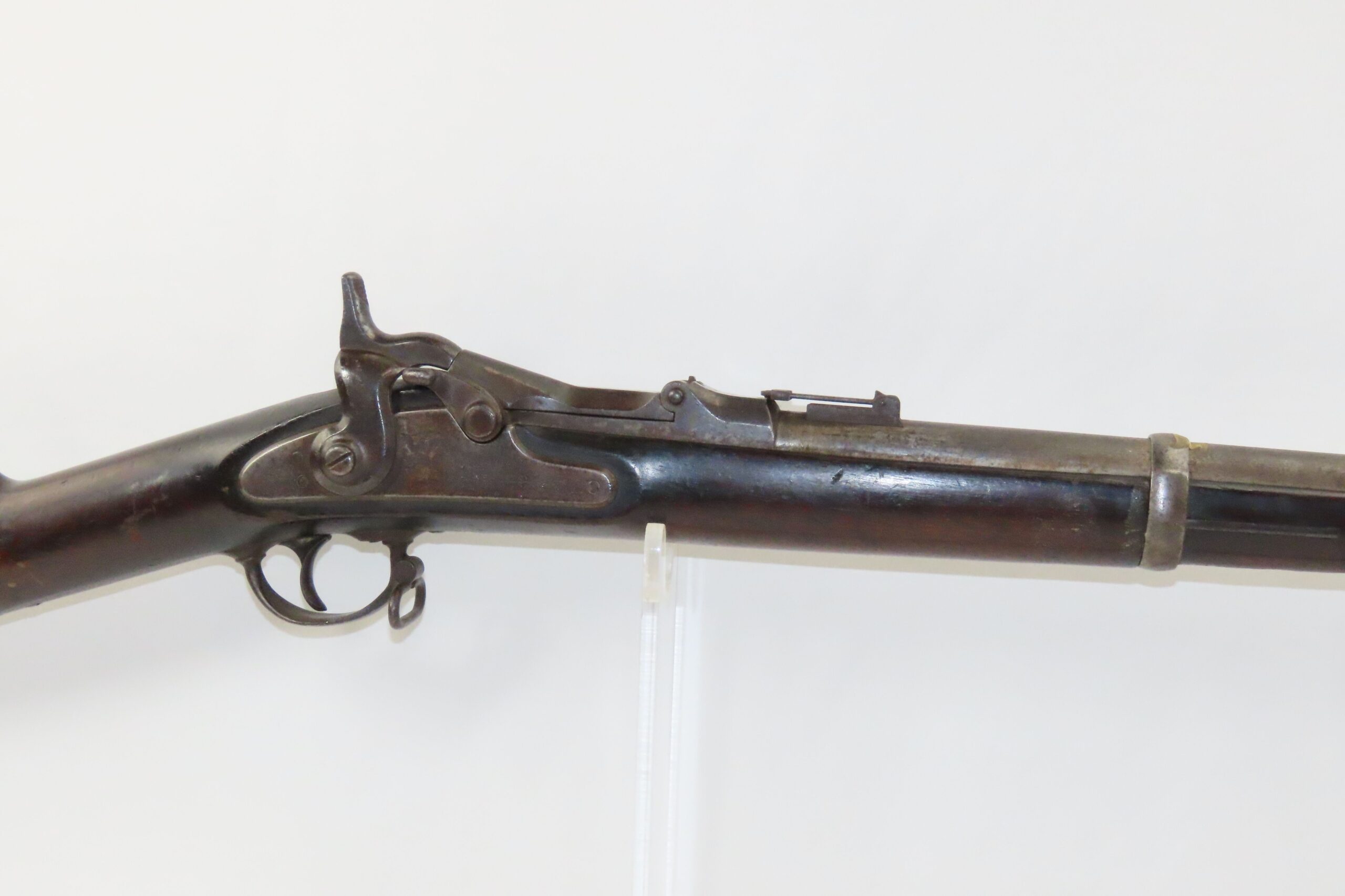 U.S. Springfield Model 1868 Trapdoor Rifle with Bayonet 6.6 C ...