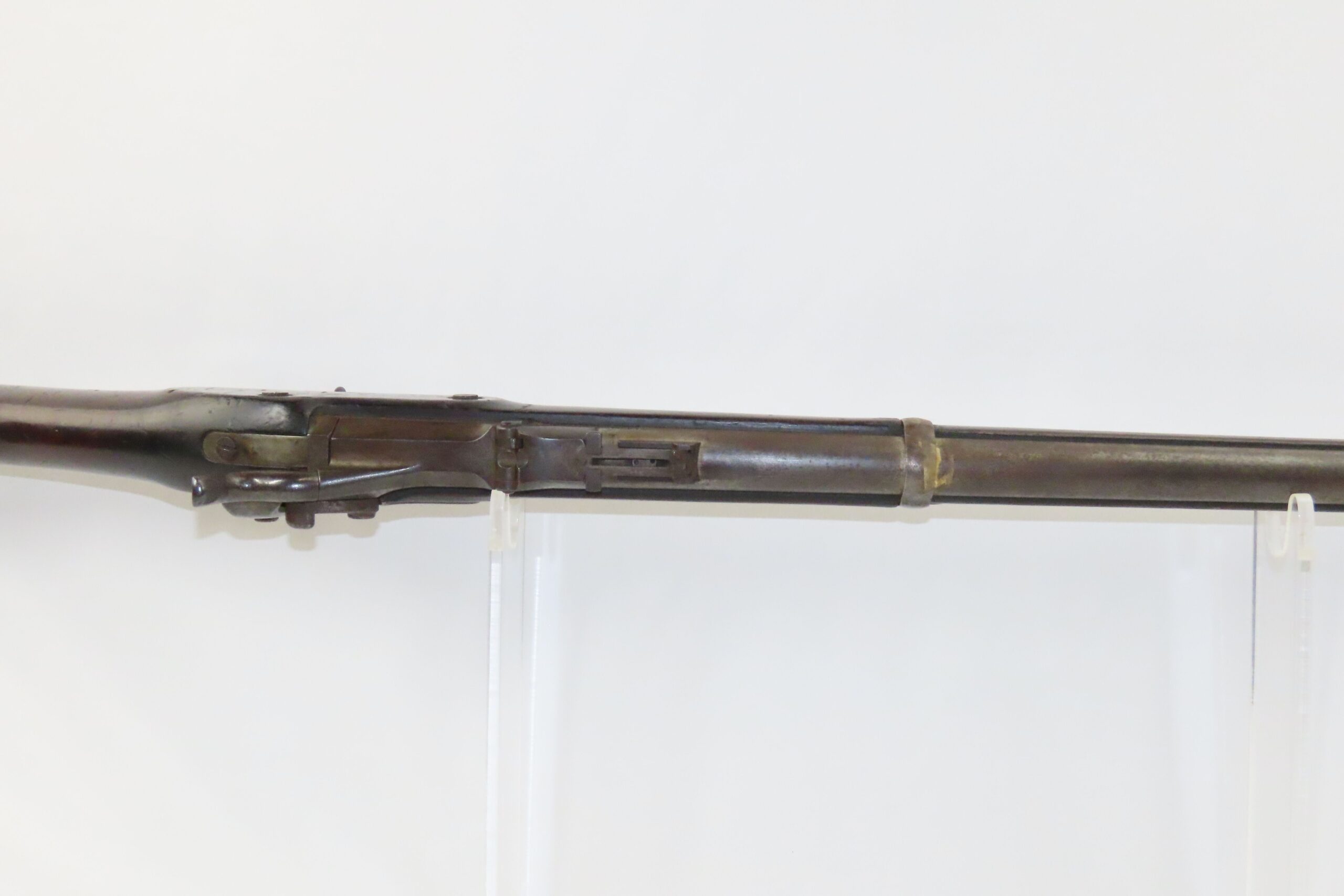 U.S. Springfield Model 1868 Trapdoor Rifle with Bayonet 6.6 C ...
