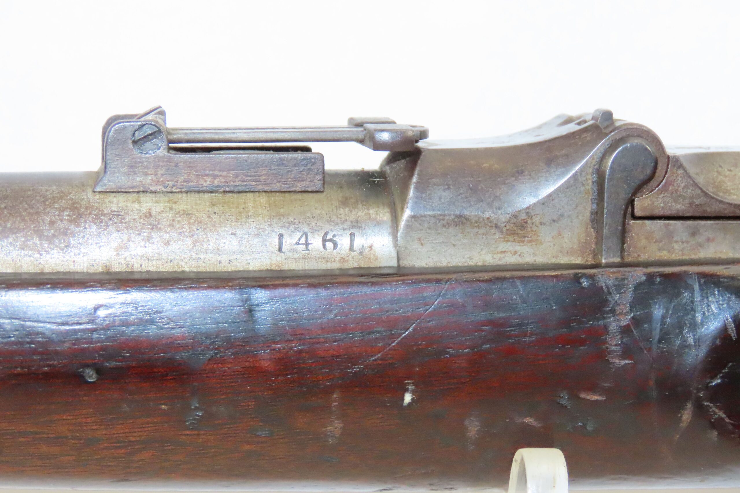 U.S. Springfield Model 1868 Trapdoor Rifle with Bayonet 6.6 C ...