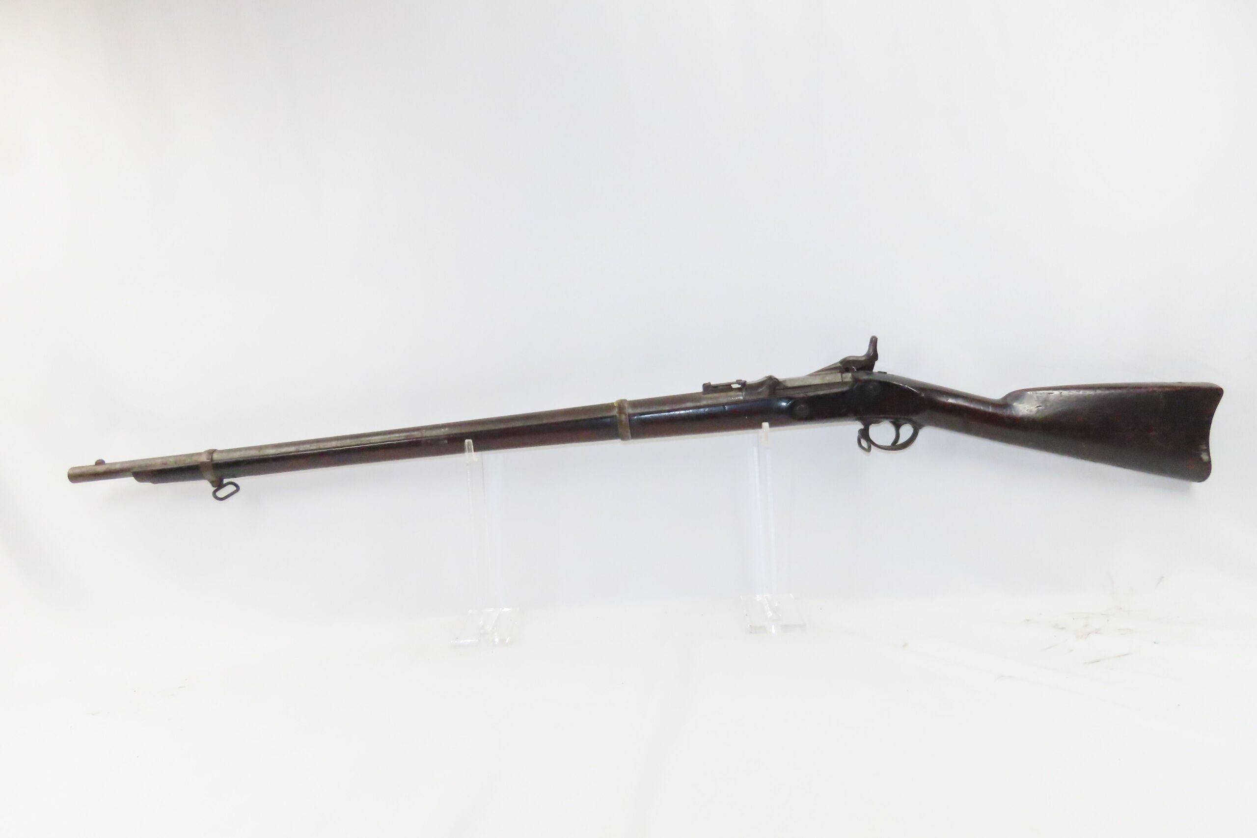 U.S. Springfield Model 1868 Trapdoor Rifle with Bayonet 6.6 C ...
