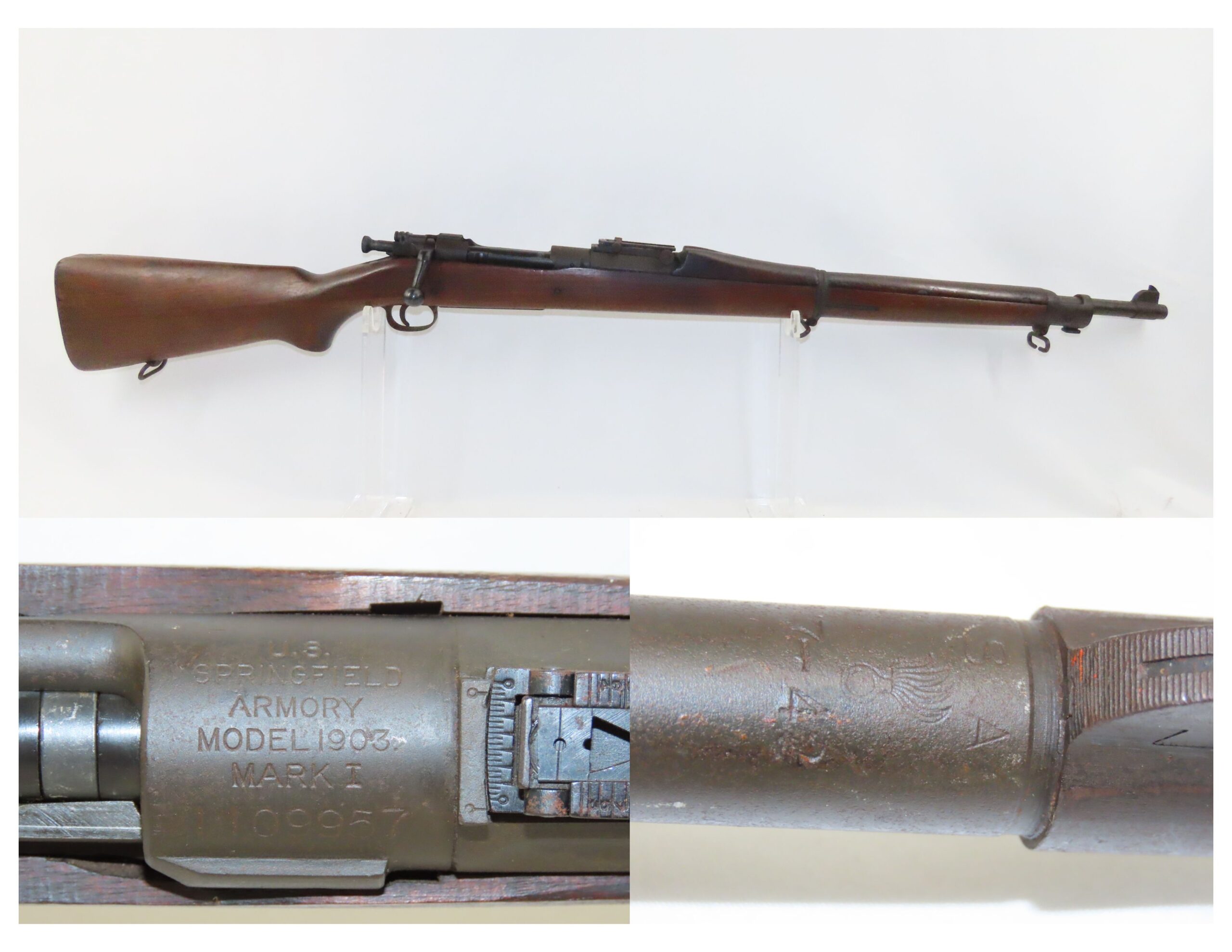 U.S. Springfield Model 1903 Mark I Rifle 6.2 C&RAntique001 | Ancestry Guns