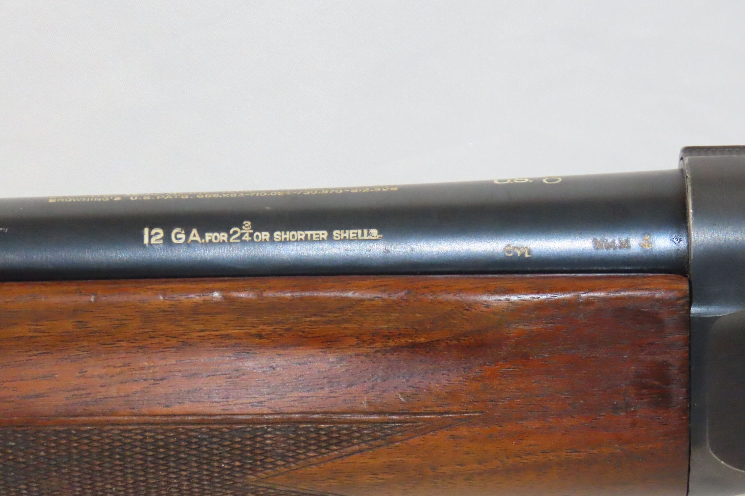 WWII U.S. Marked Remington Model 11 Semi Automatic Shotgun 3.13 C ...