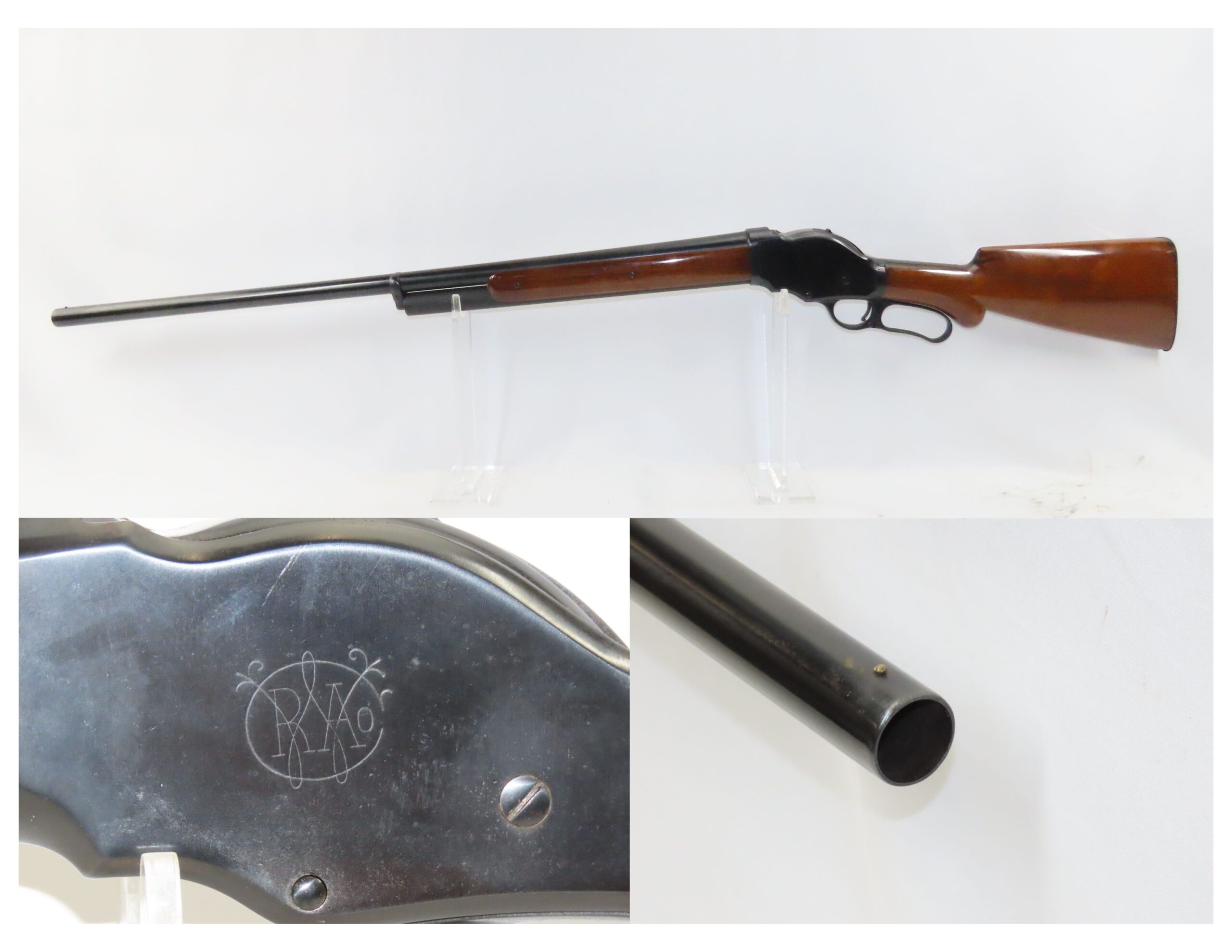 Winchester 10 Gauge Model 1901 Lever Action Shotgun 6.6 C&RAntique001 ...