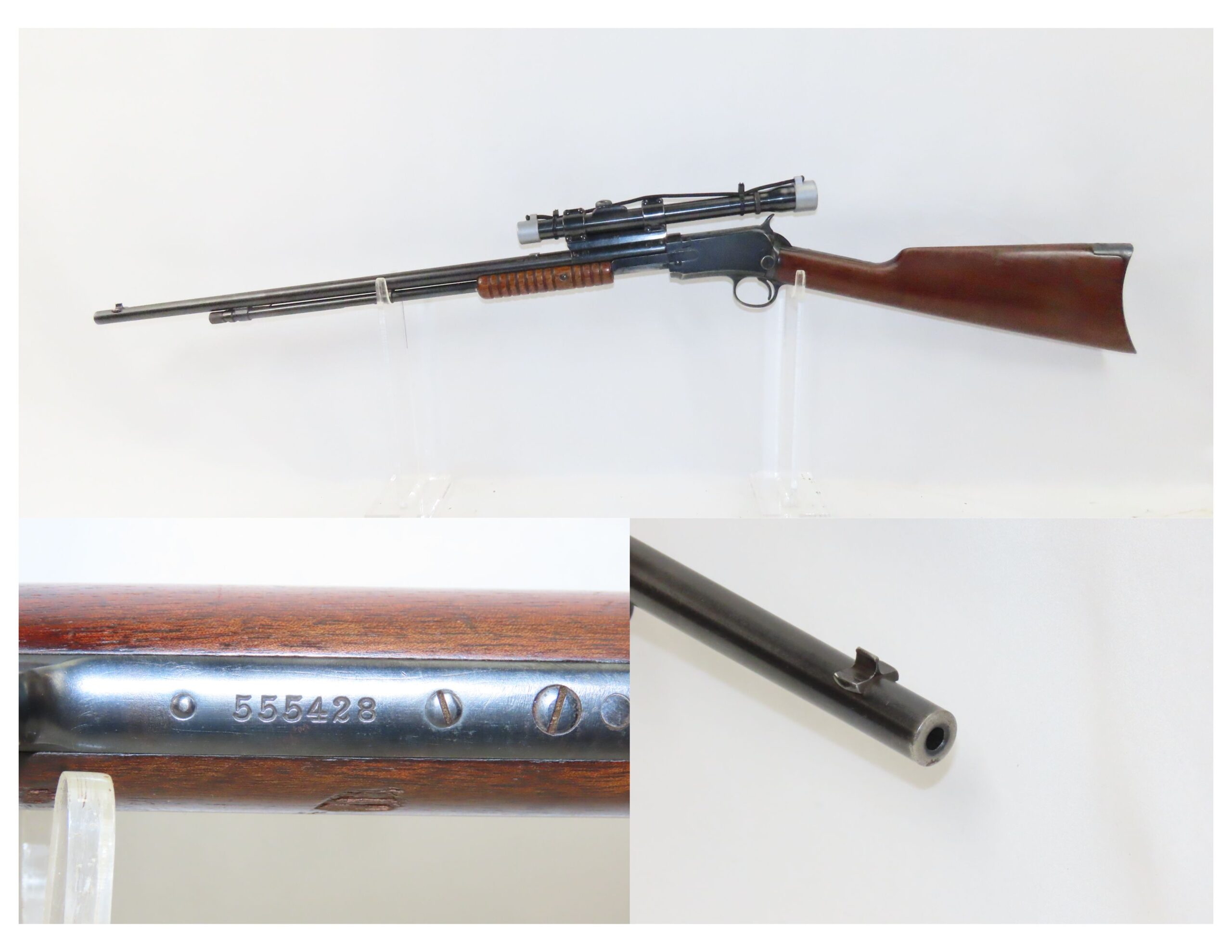 Winchester Model 90 Rifle with Scope 5.18 C&RAntique001 | Ancestry Guns