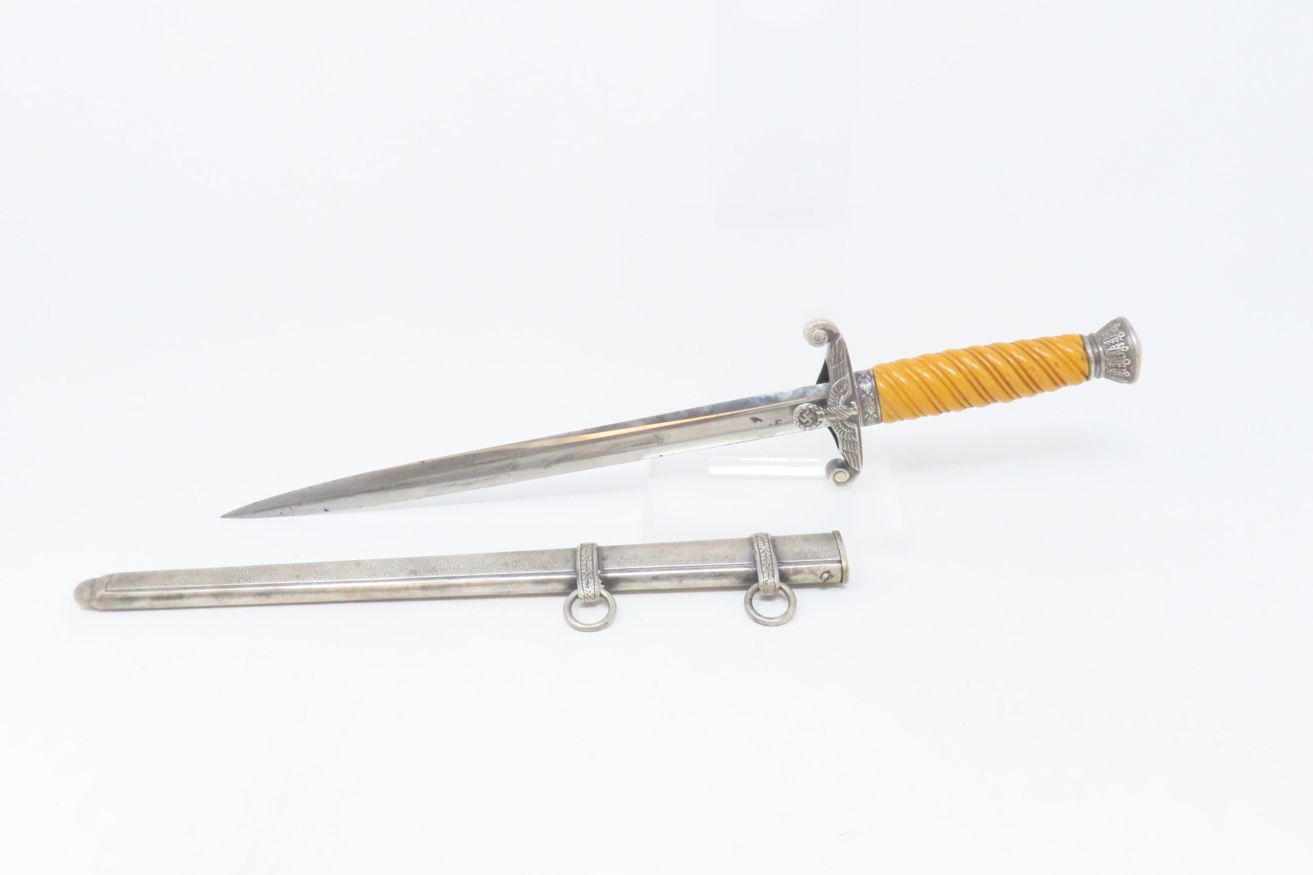 World War II Pattern German Dagger with Scabbard 1.17 C&RAntique002 ...