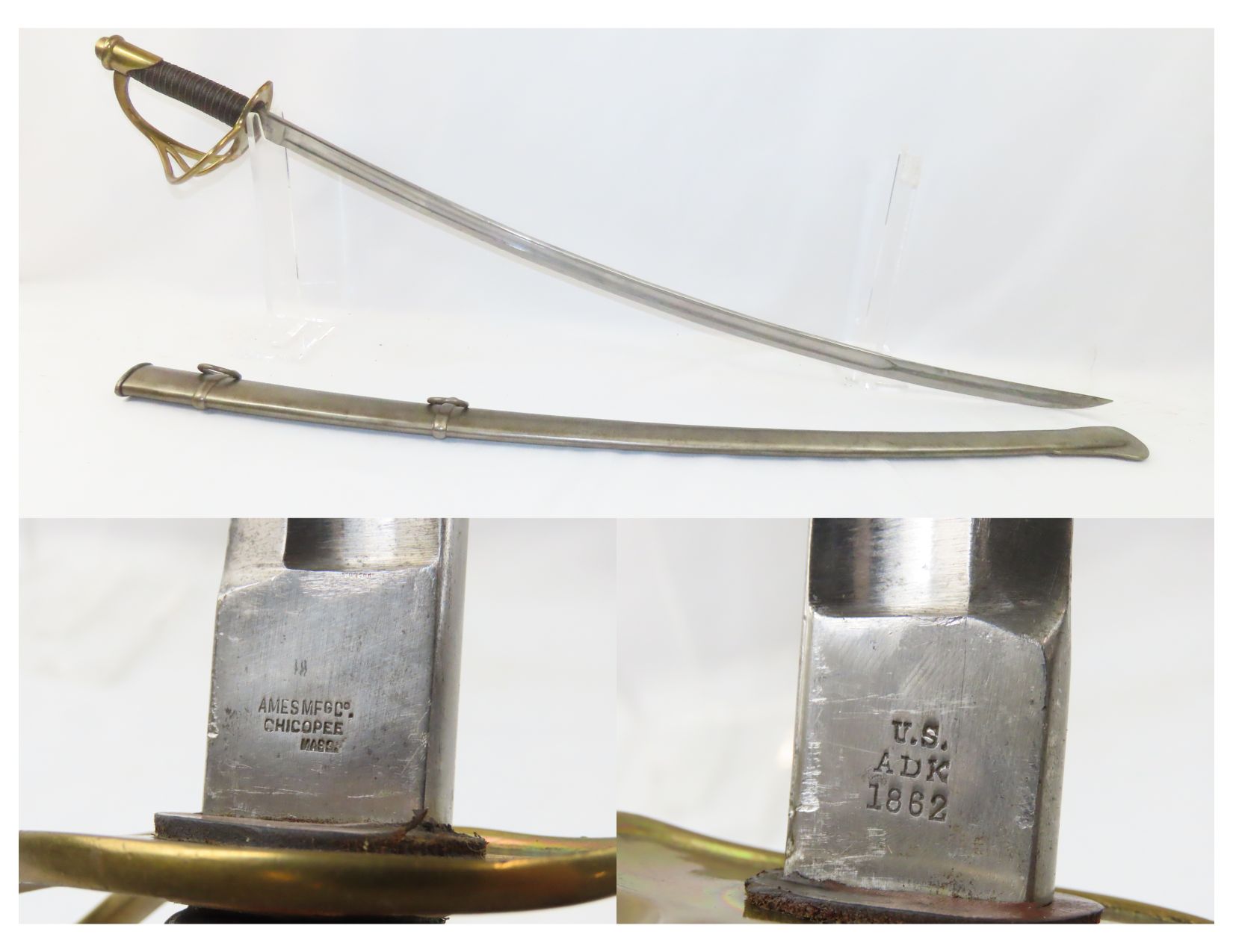 Ames pattern 1840 cavalry sword 3.9 C&RAntique001 | Ancestry Guns