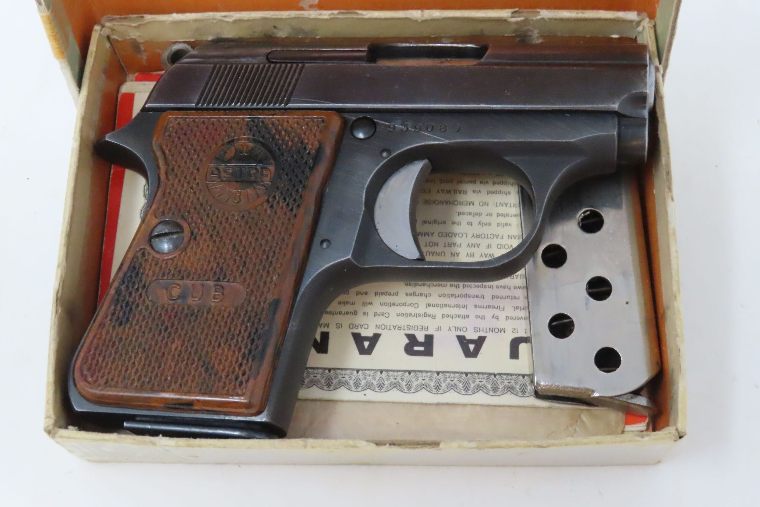 Astra Model 2000 Cub Pistol with Box 4.20 C&RAntique003 | Ancestry Guns