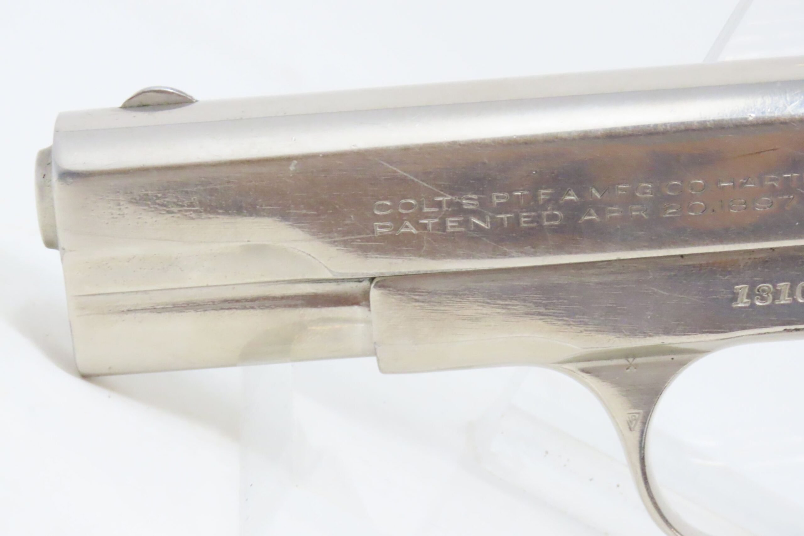 Colt Model 1908 Pocket Hammerless Pistol 5.4 C&RAntique005 | Ancestry Guns