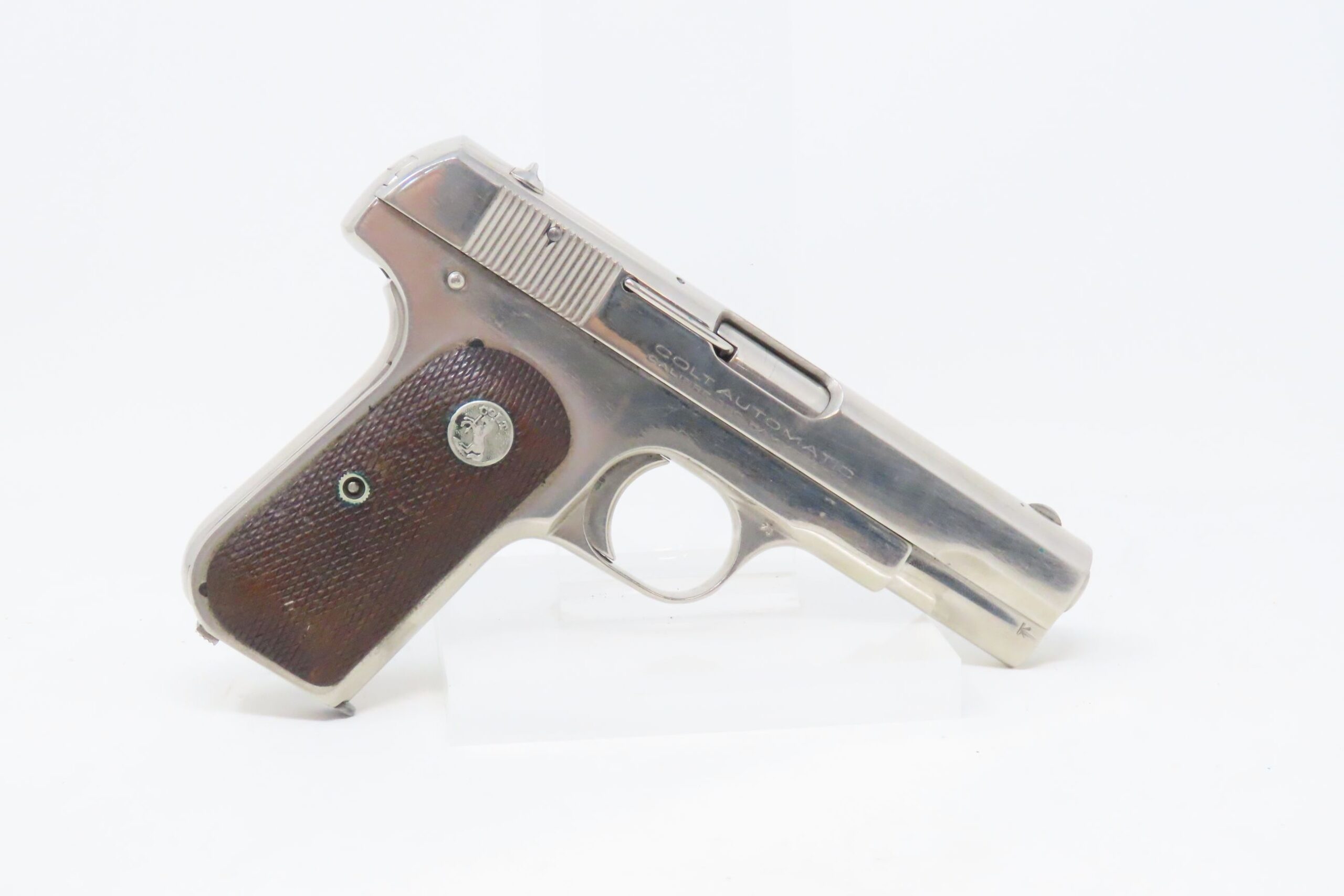 Colt Model 1908 Pocket Hammerless Pistol 5.4 C&RAntique016 | Ancestry Guns